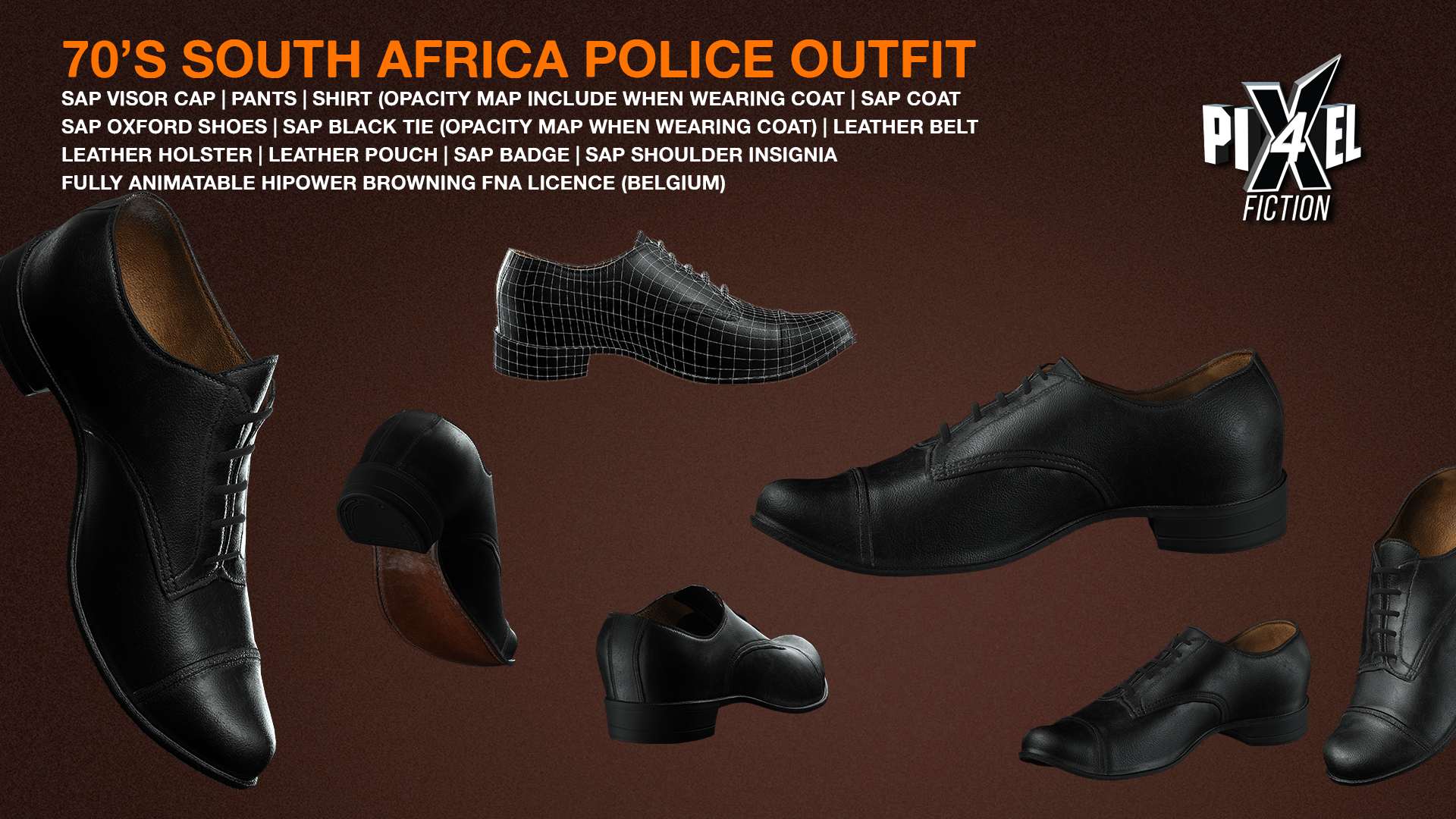 70's South Africa Police Outfit - Character Creator/Outfit - Reallusion ...