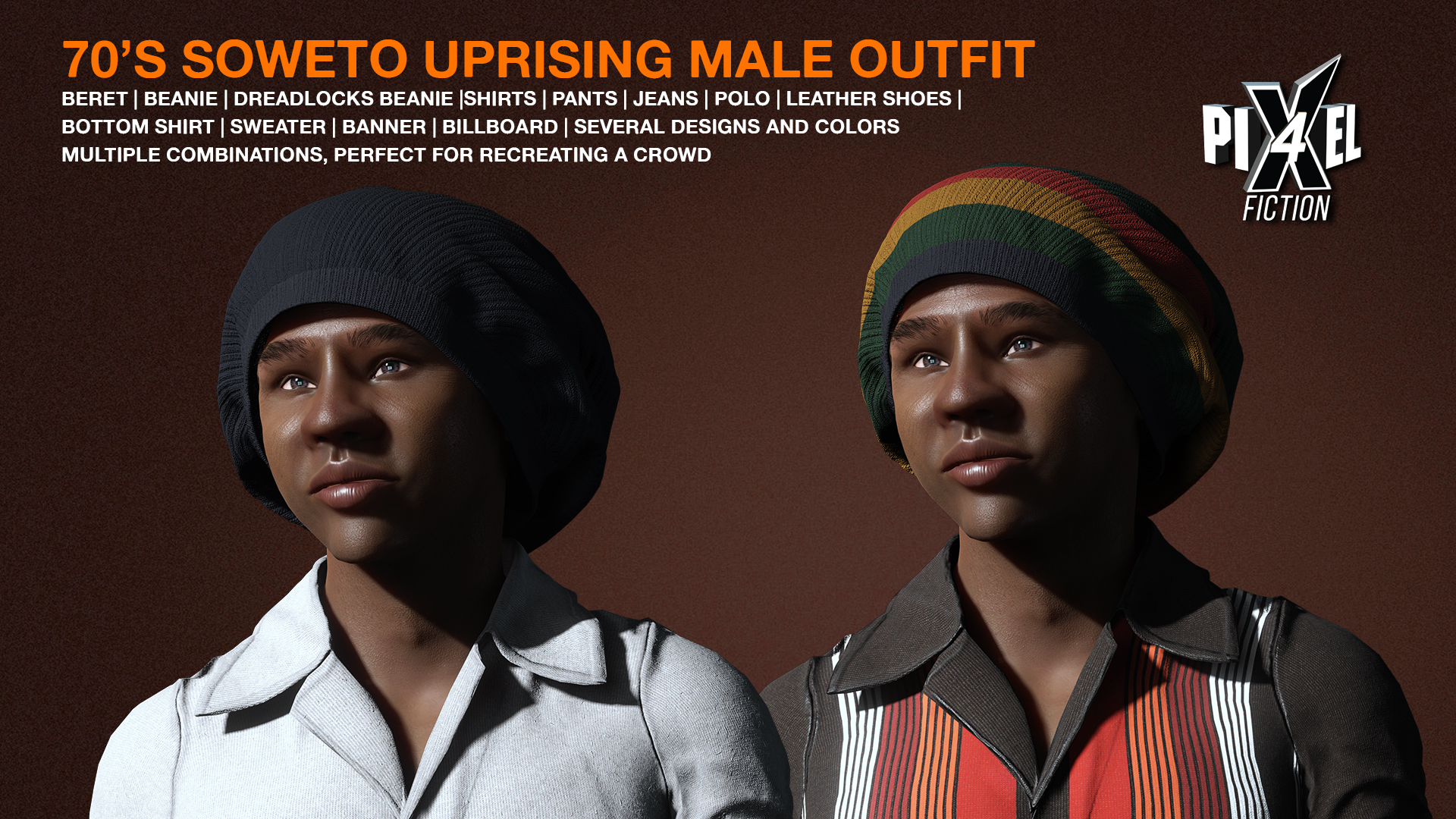 70's Soweto Uprising vintage Outfit Male - Character Creator/Outfit ...