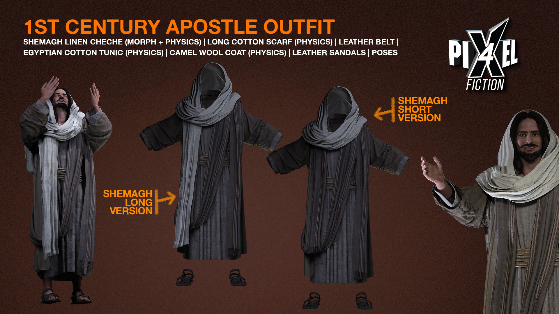 1st Century Bible Apostle Outfit - A - Character Creator/Outfit ...