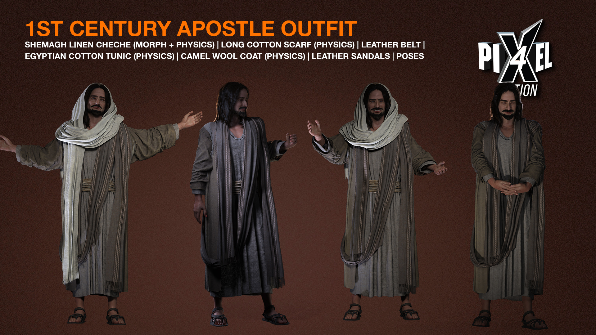 1st Century Bible Apostle Outfit - A - Character Creator/Outfit ...