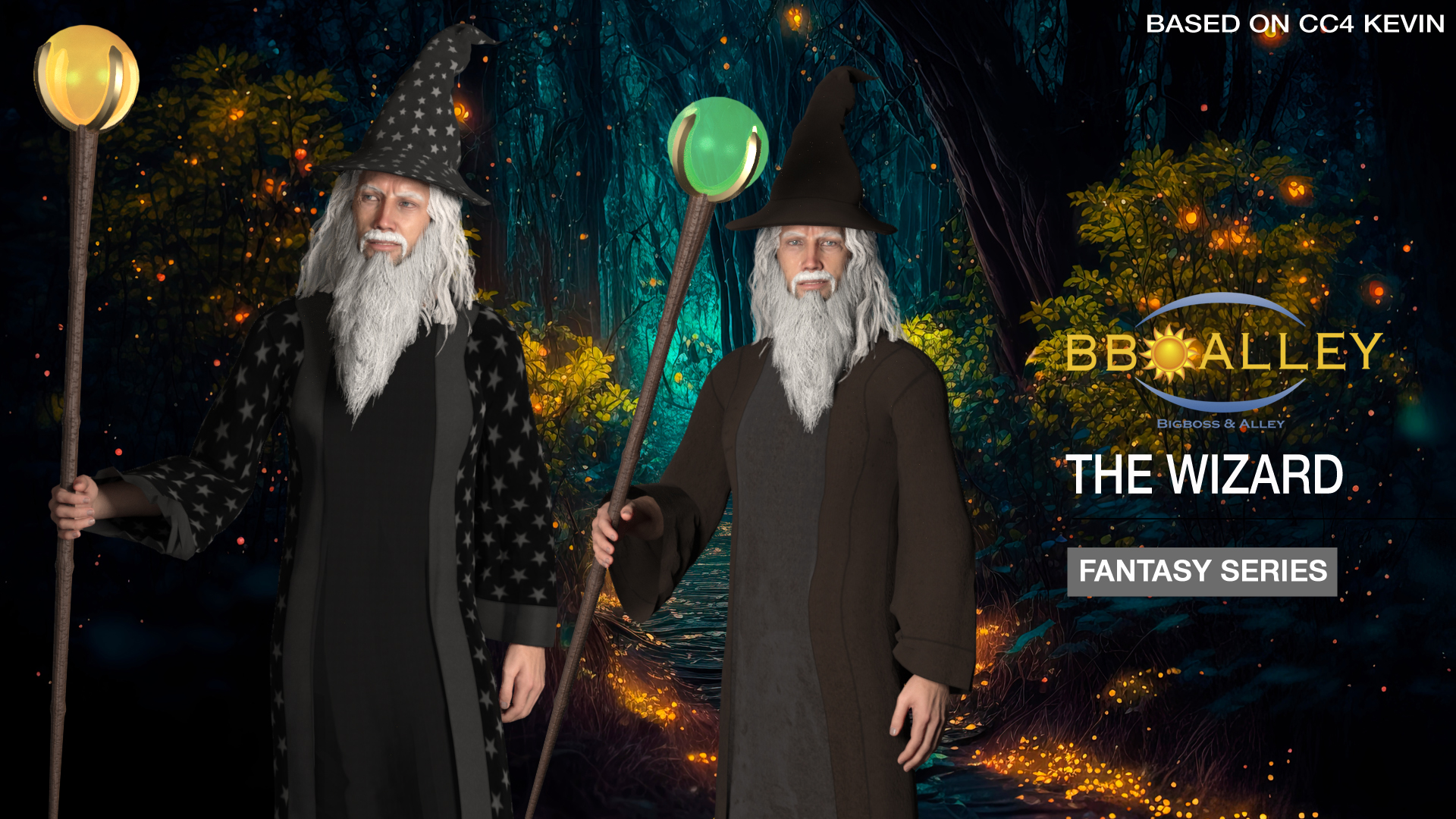 The Wizard - Character Creator/Outfit - Reallusion Content Store
