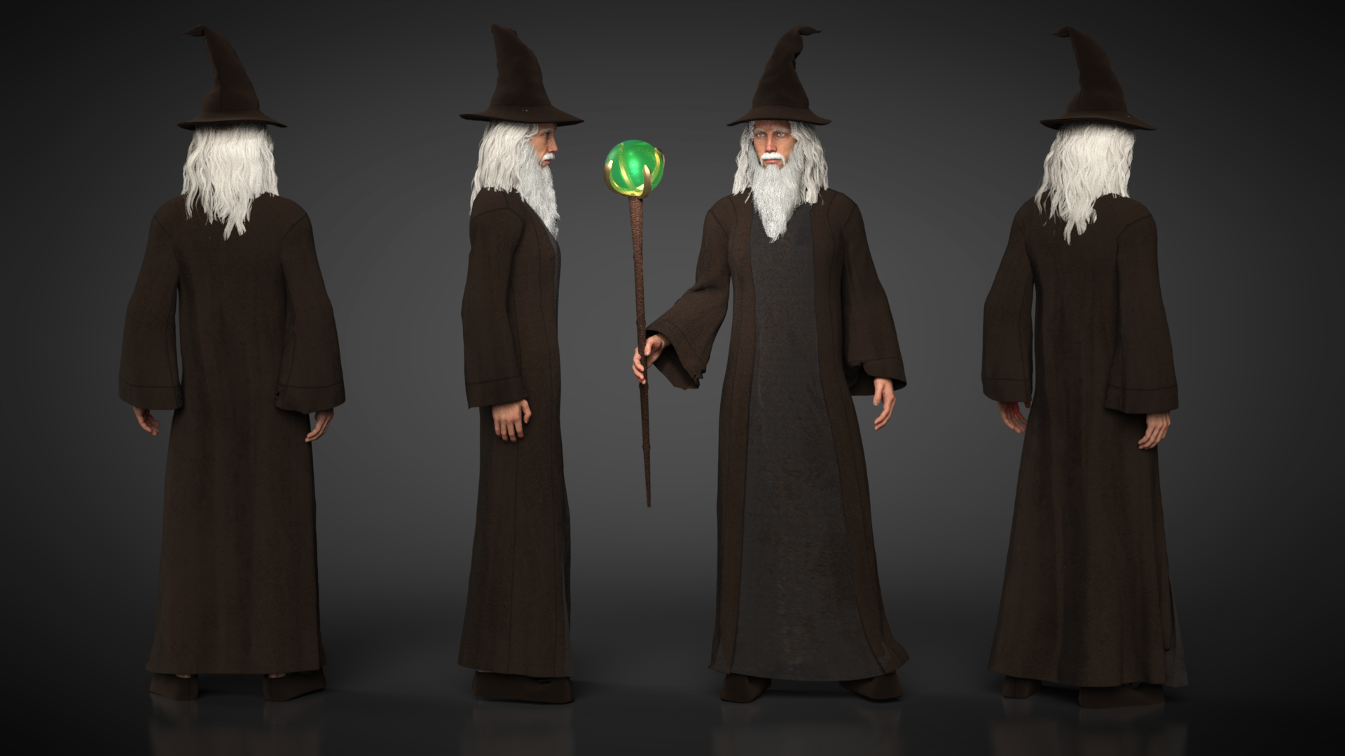 The Wizard - Character Creator/Outfit - Reallusion Content Store
