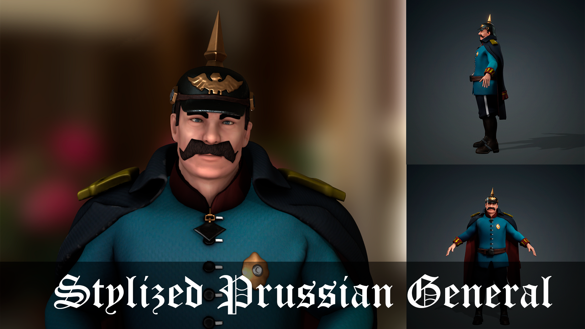 Stylized Prussian General - Character Creator/Outfit - Reallusion ...