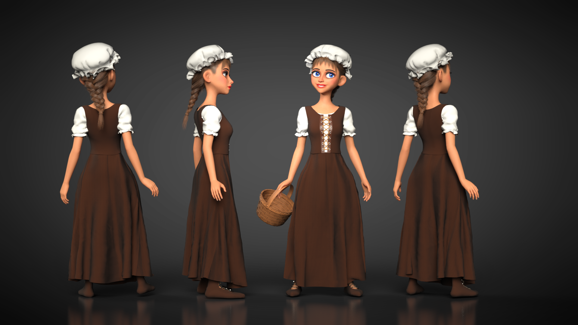 Toon Medieval Female - Character Creator/Outfit - Reallusion Content Store
