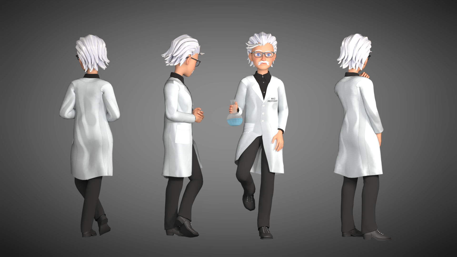 Toon Labcoat Male - Character Creator/Outfit - Reallusion Content Store