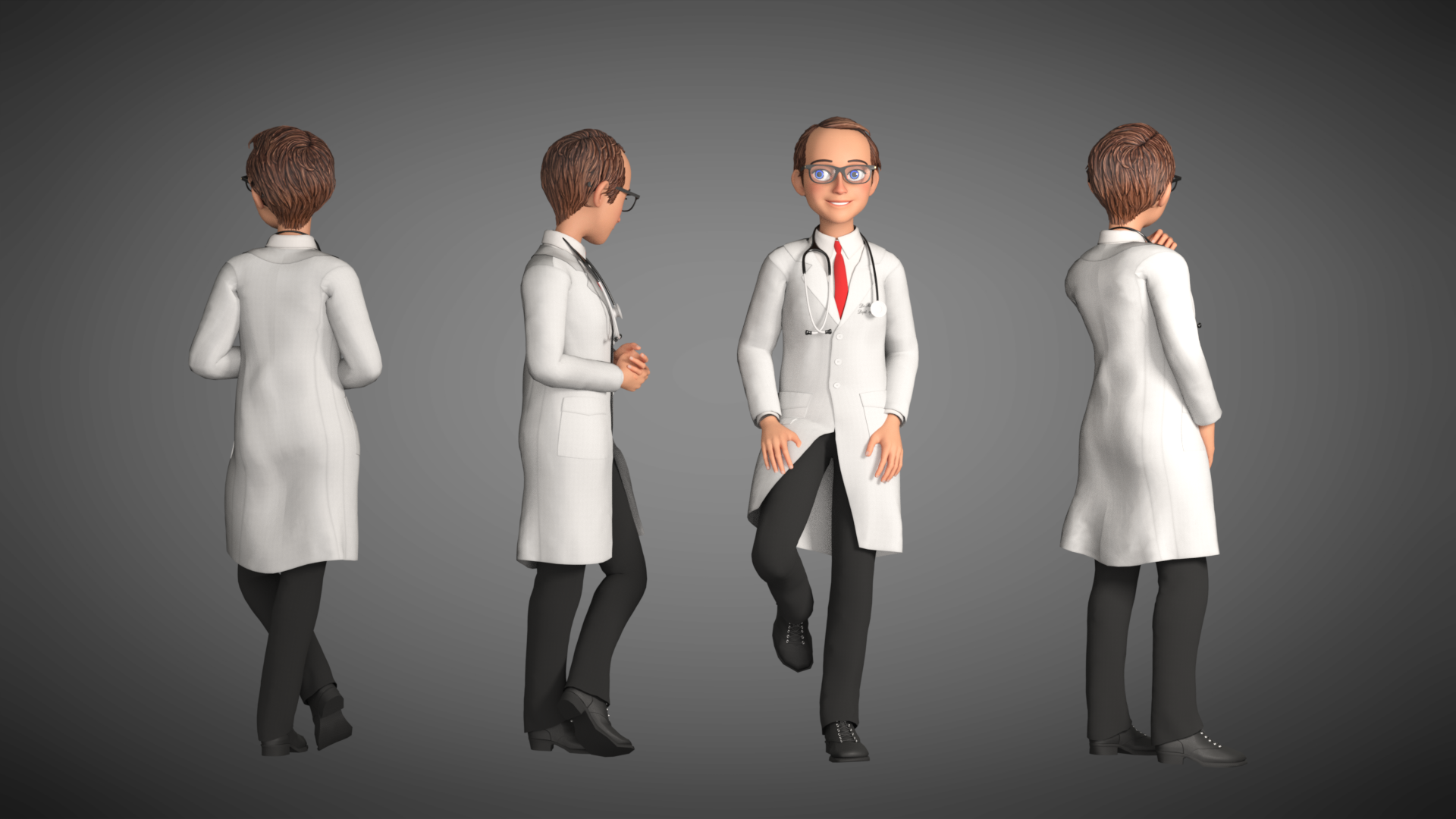 Toon Labcoat Male - Character Creator/Outfit - Reallusion Content Store