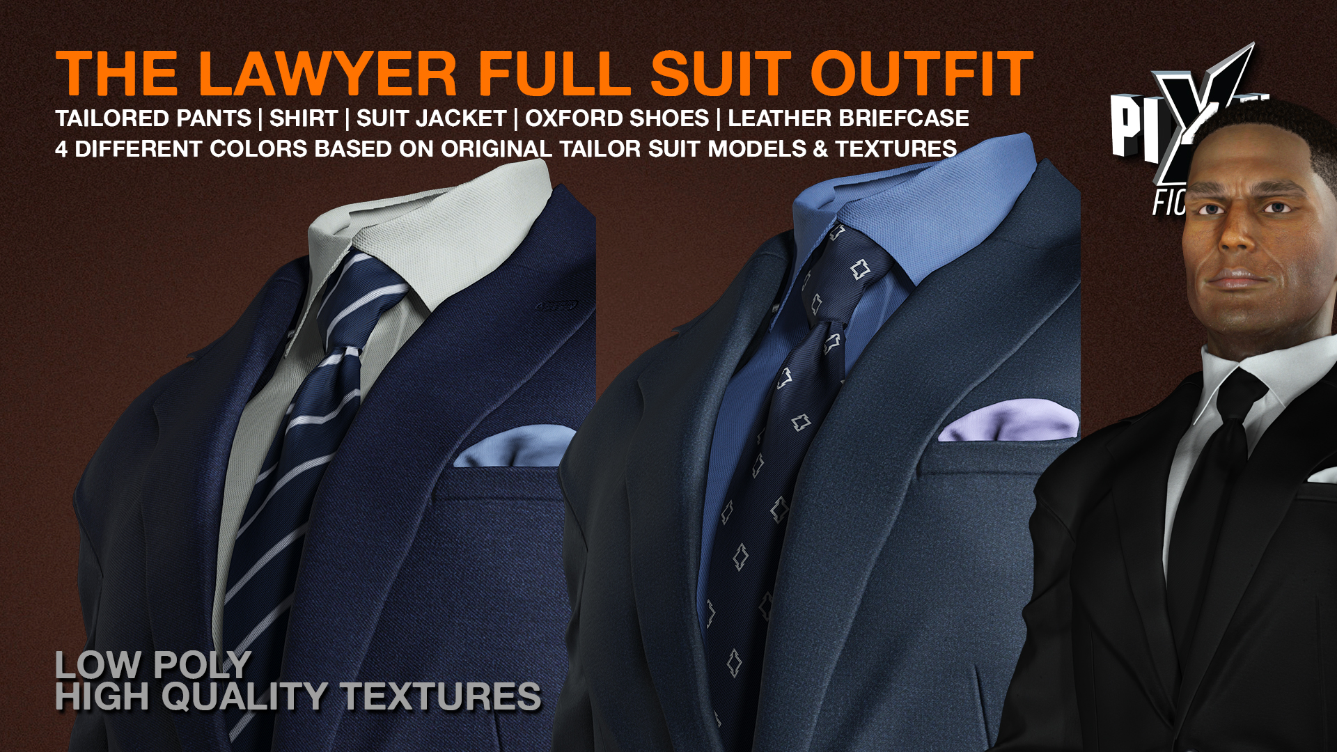 The Lawyer - Full Suit Outfit - Character Creator/Outfit - Reallusion ...