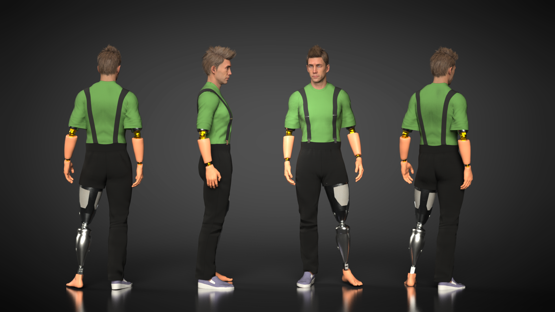 Prosthetic & Amputation Kit - Character Creator/Outfit - Reallusion ...