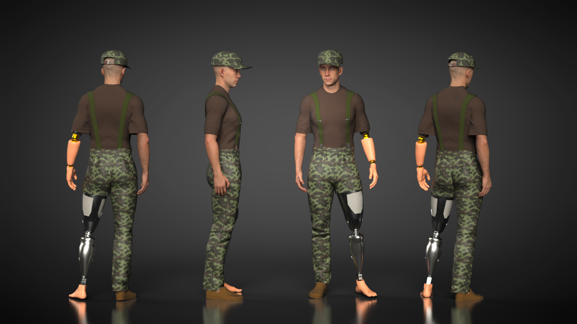 Prosthetic & Amputation Kit - Character Creator/Outfit - Reallusion ...