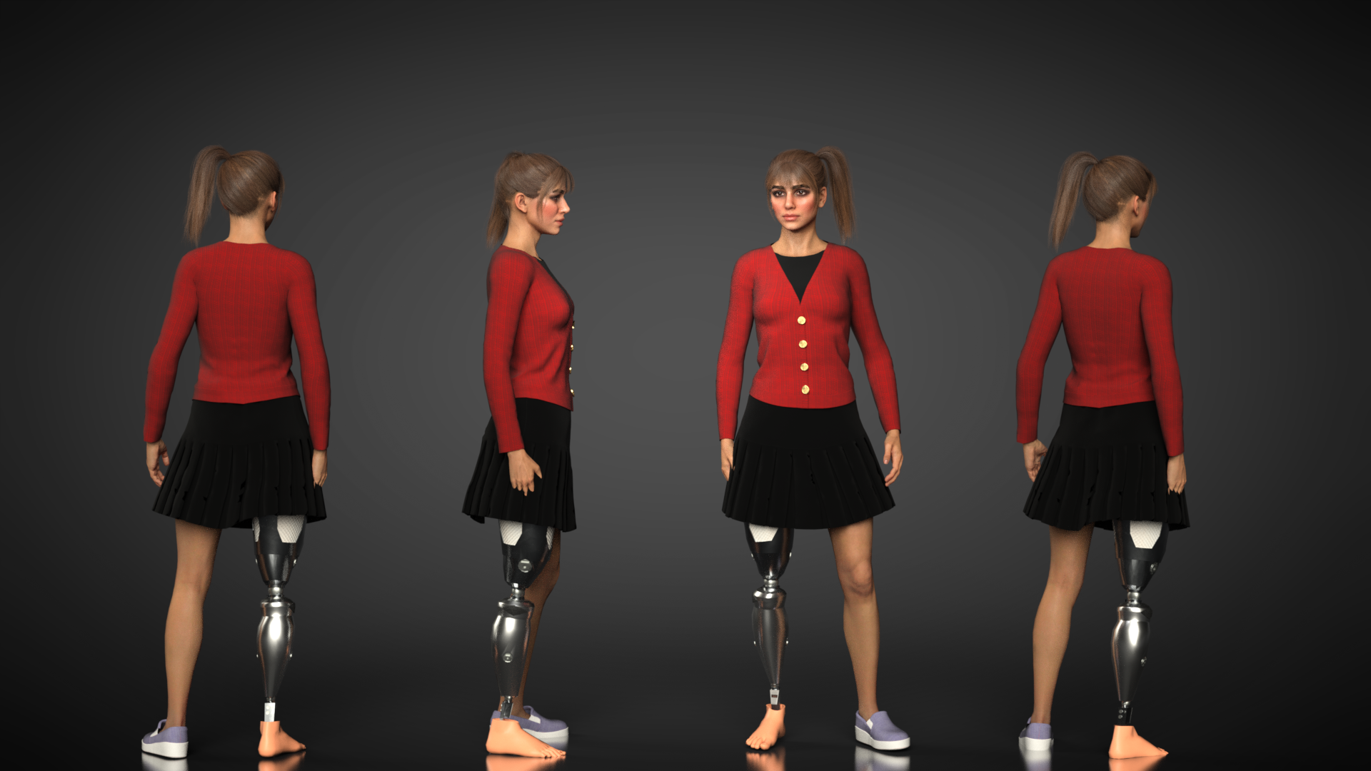 Prosthetic & Amputation Kit - Character Creator/Outfit - Reallusion ...