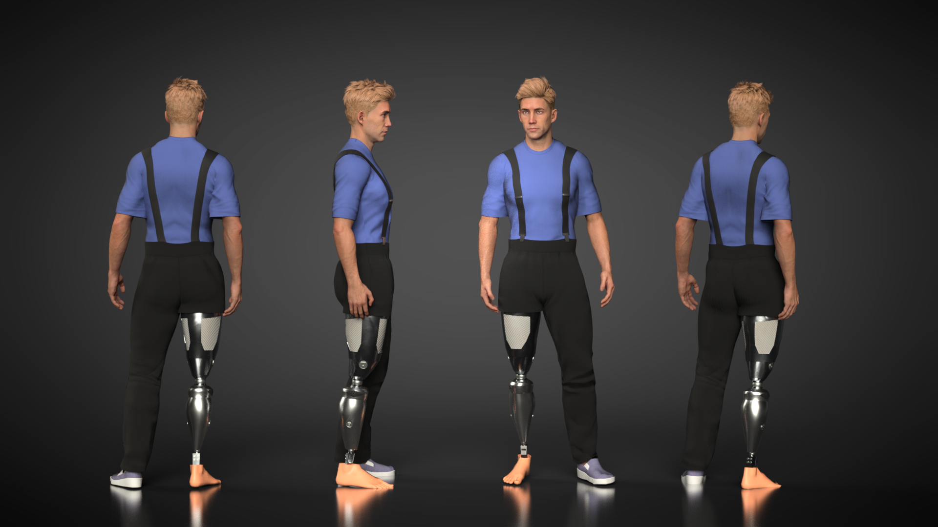 Prosthetic & Amputation Kit - Character Creator/Outfit - Reallusion ...