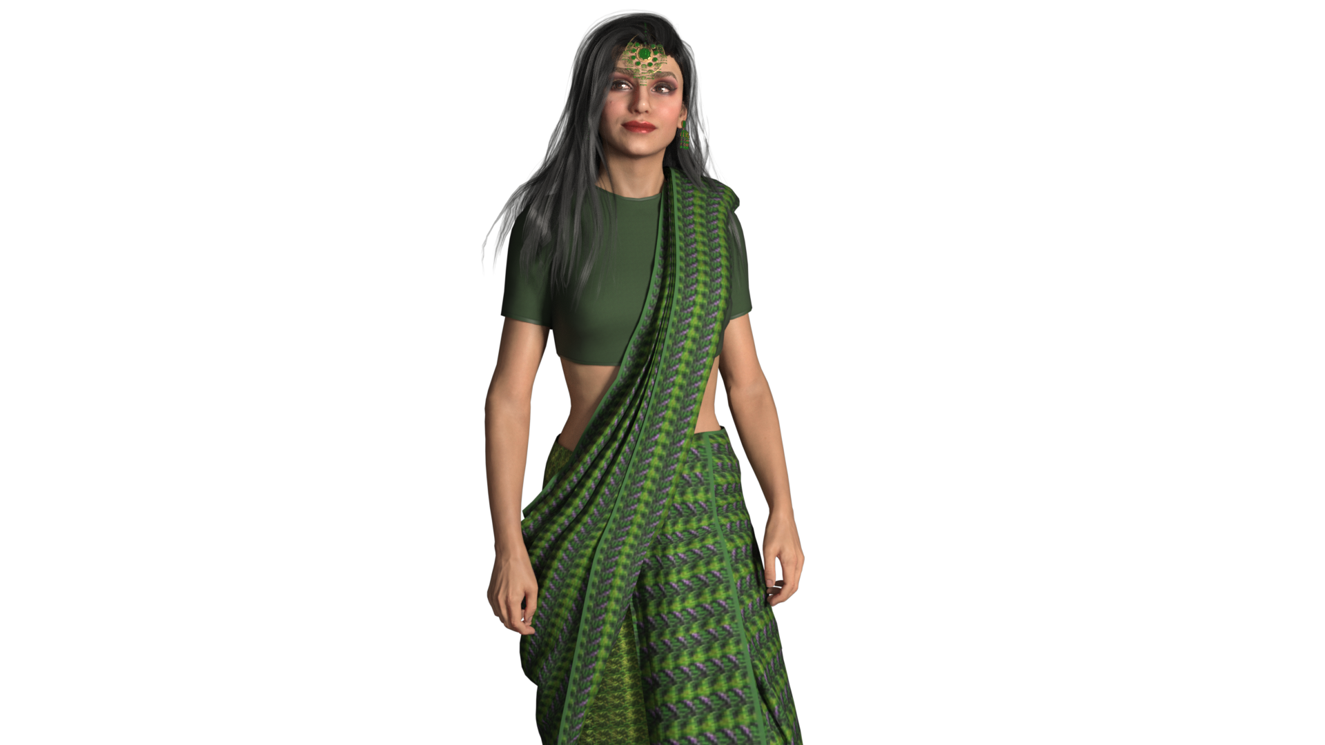 Indian Saree - Character Creator/Outfit - Reallusion Content Store