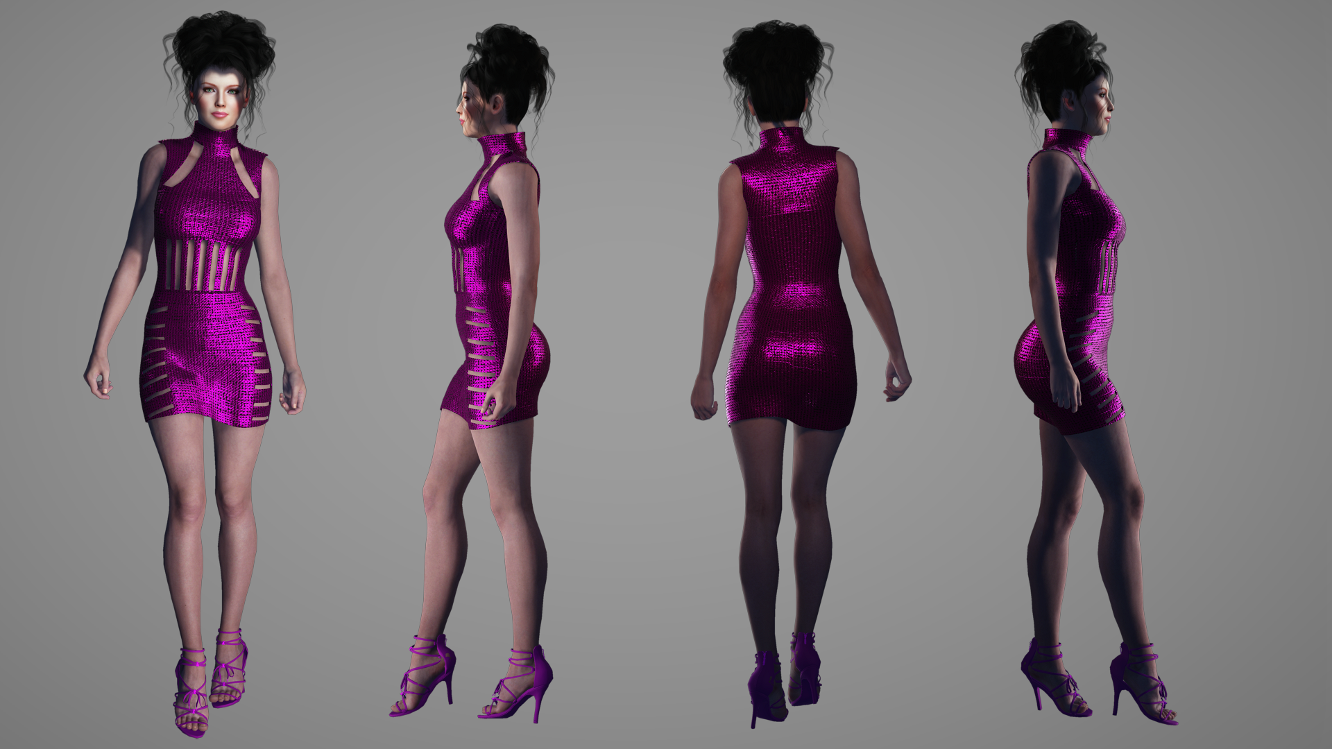 Sequin Dresses - Character Creator/Outfit - Reallusion Content Store