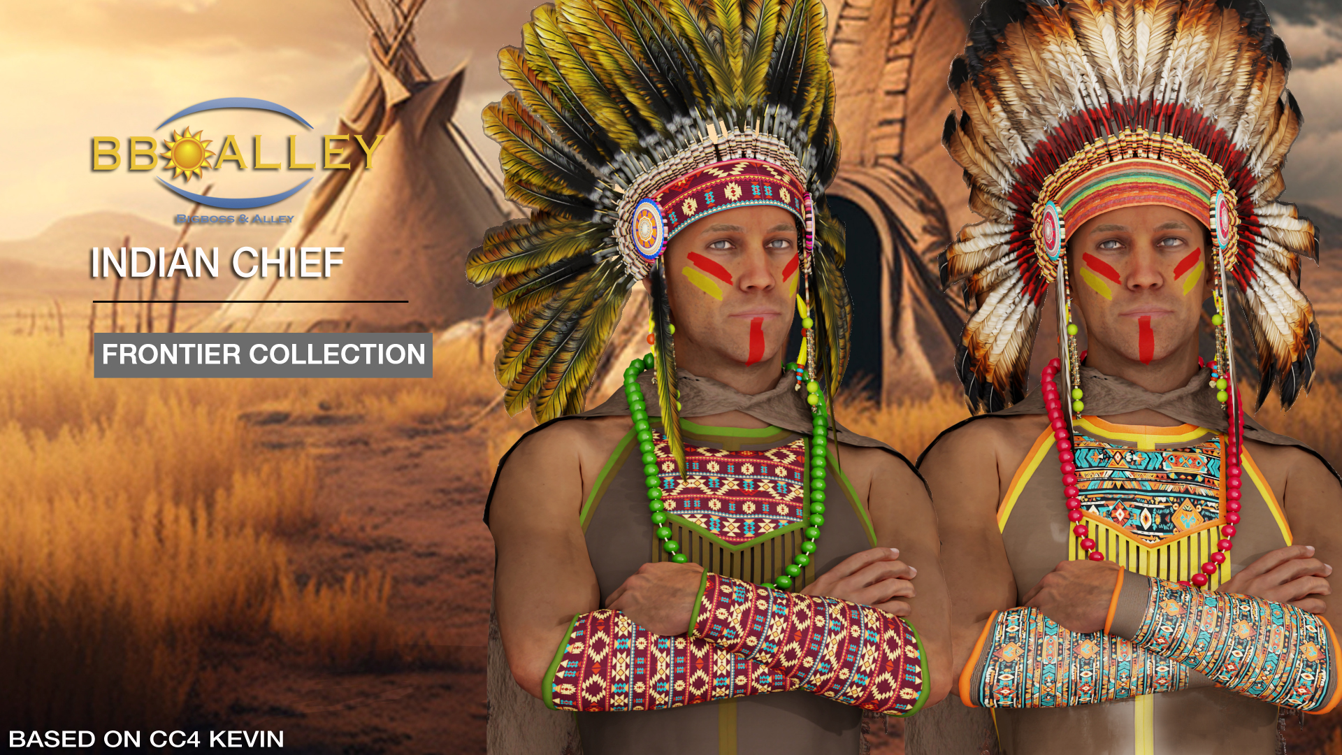 Indian Chief - Character Creator/Outfit - Reallusion Content Store