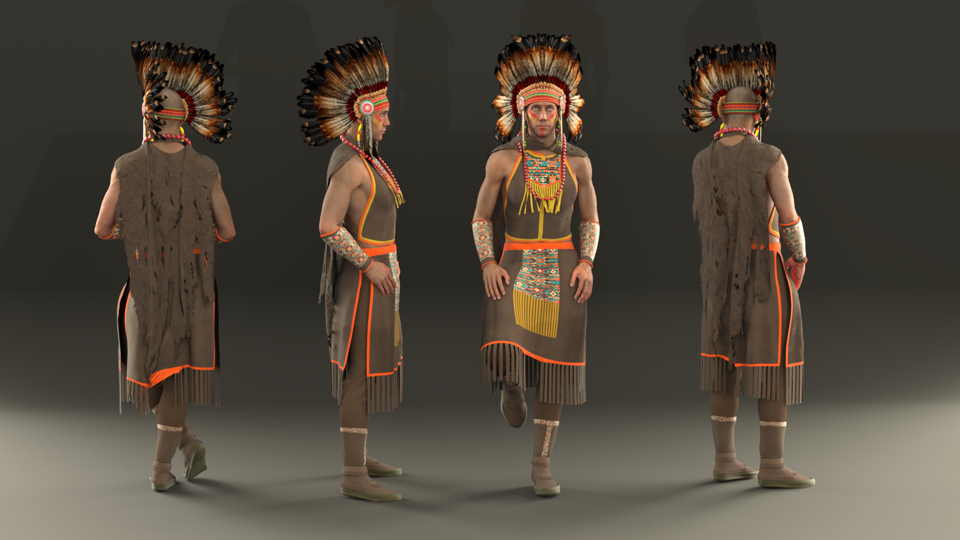 Indian Chief - Character Creator/Outfit - Reallusion Content Store