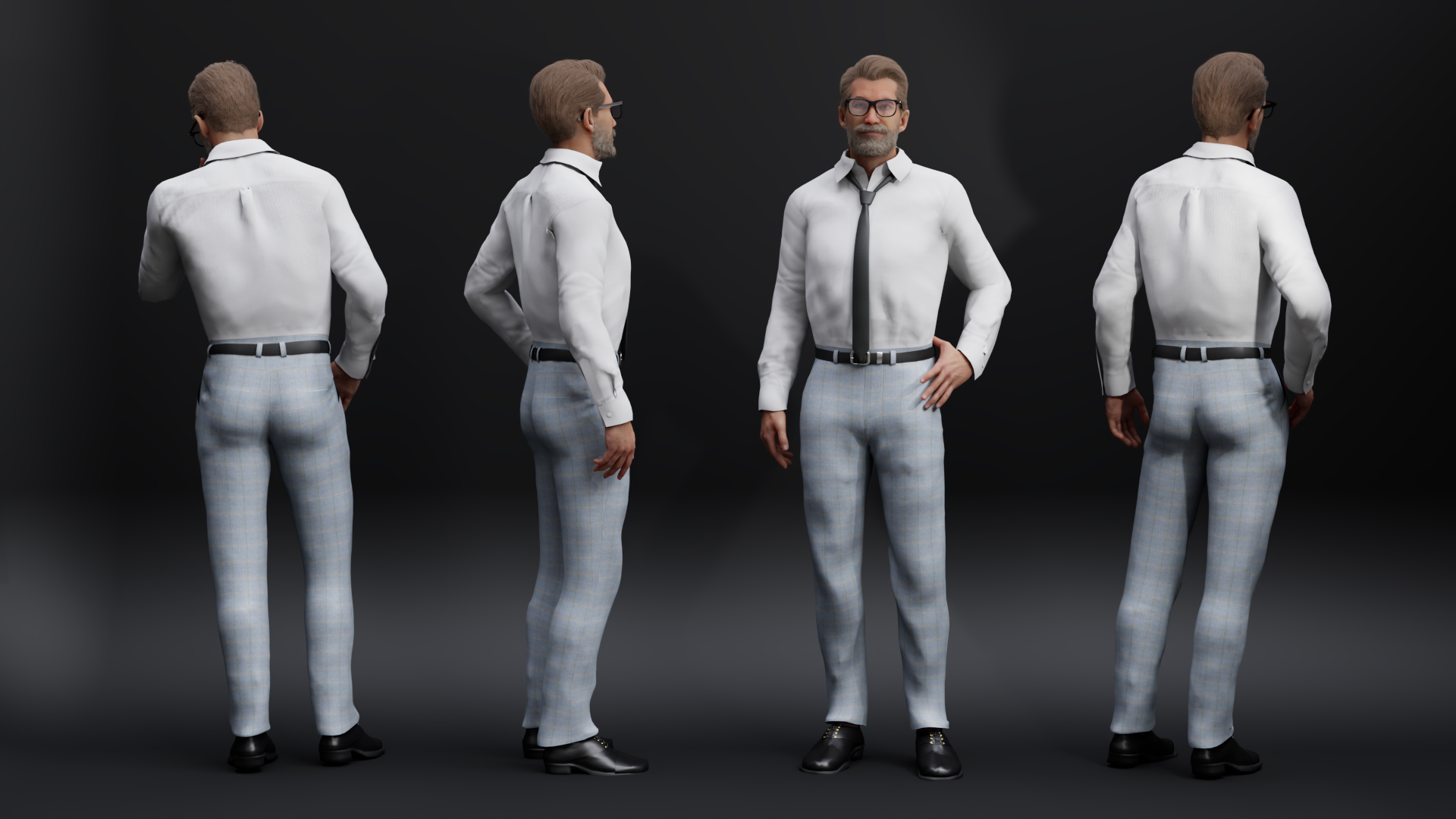 Slim Pant & Vest - Character Creator/Outfit - Reallusion Content Store