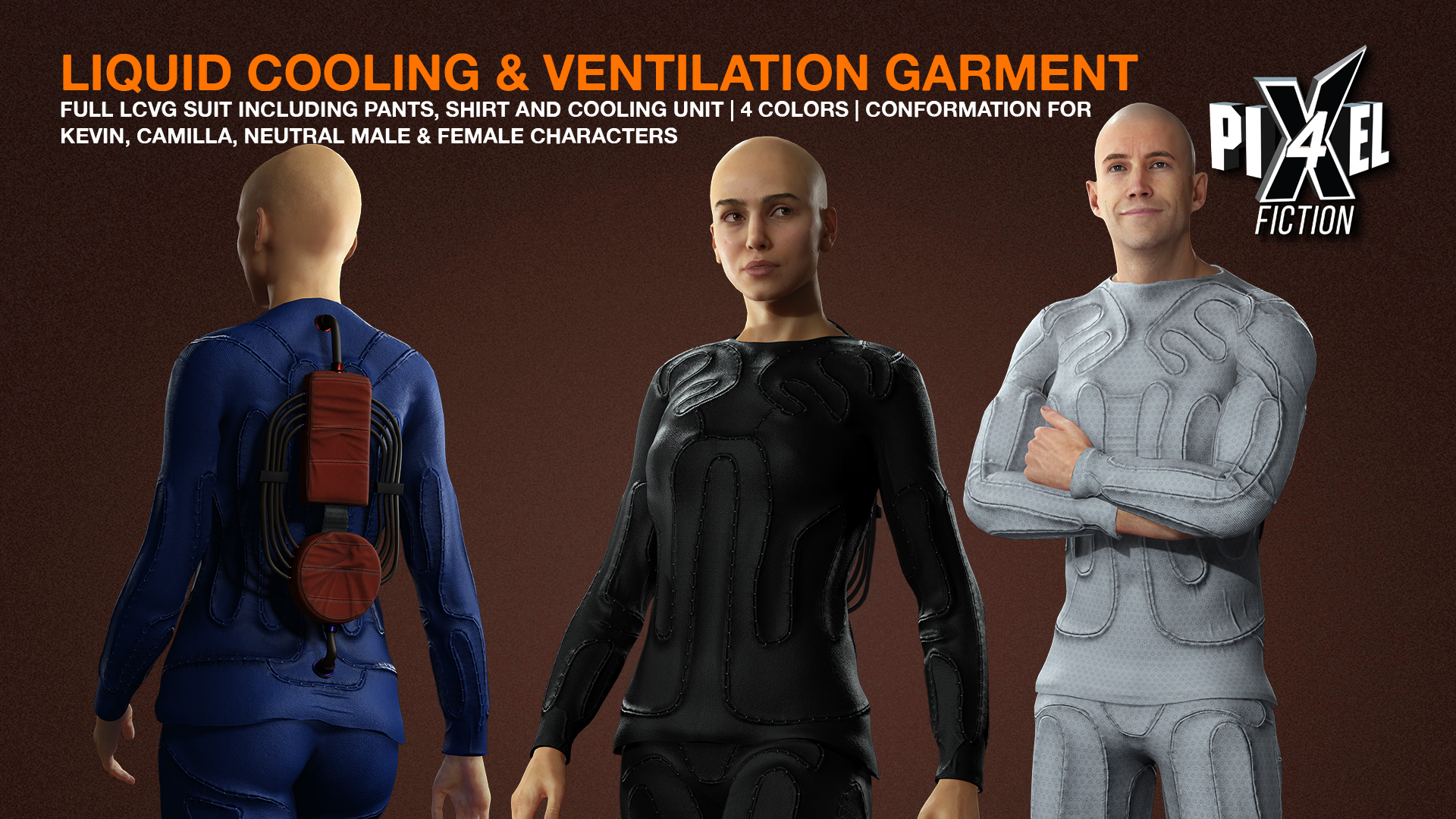 Liquid Cooling Ventilation Garment - LCVG - Character Creator/Outfit ...