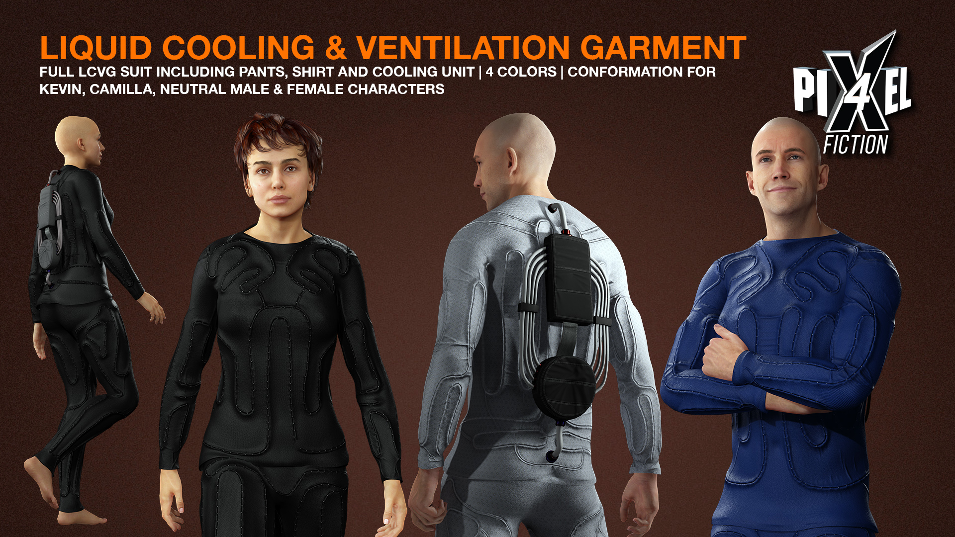 Liquid Cooling Ventilation Garment - LCVG - Character Creator/Outfit ...