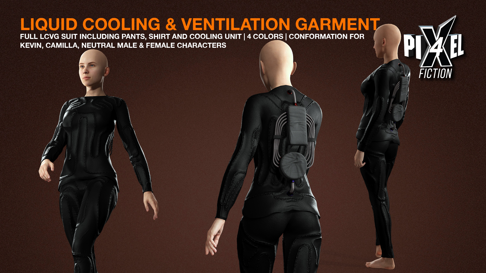 Liquid Cooling Ventilation Garment - LCVG - Character Creator/Outfit ...