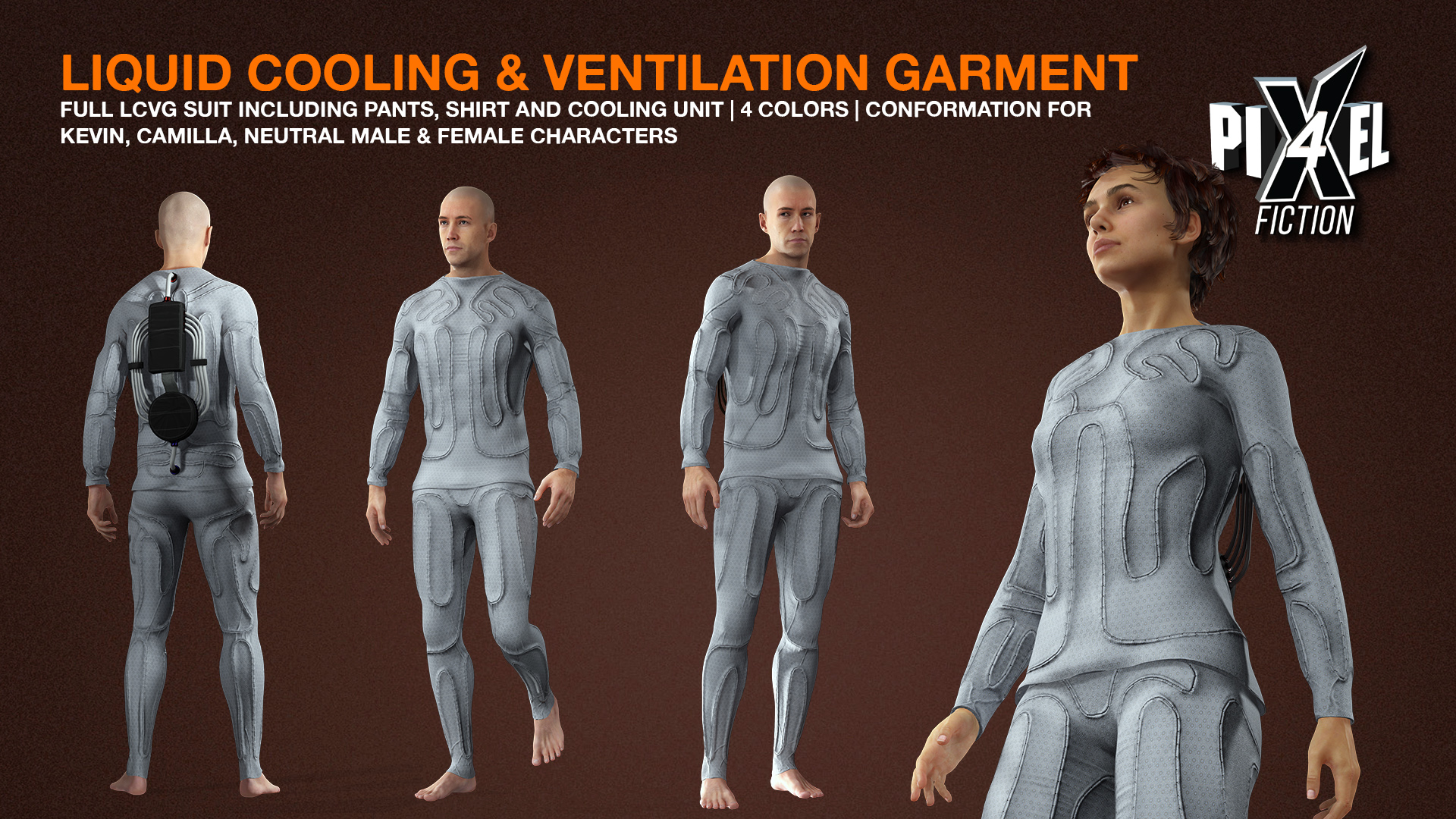 Liquid Cooling Ventilation Garment - LCVG - Character Creator/Outfit ...