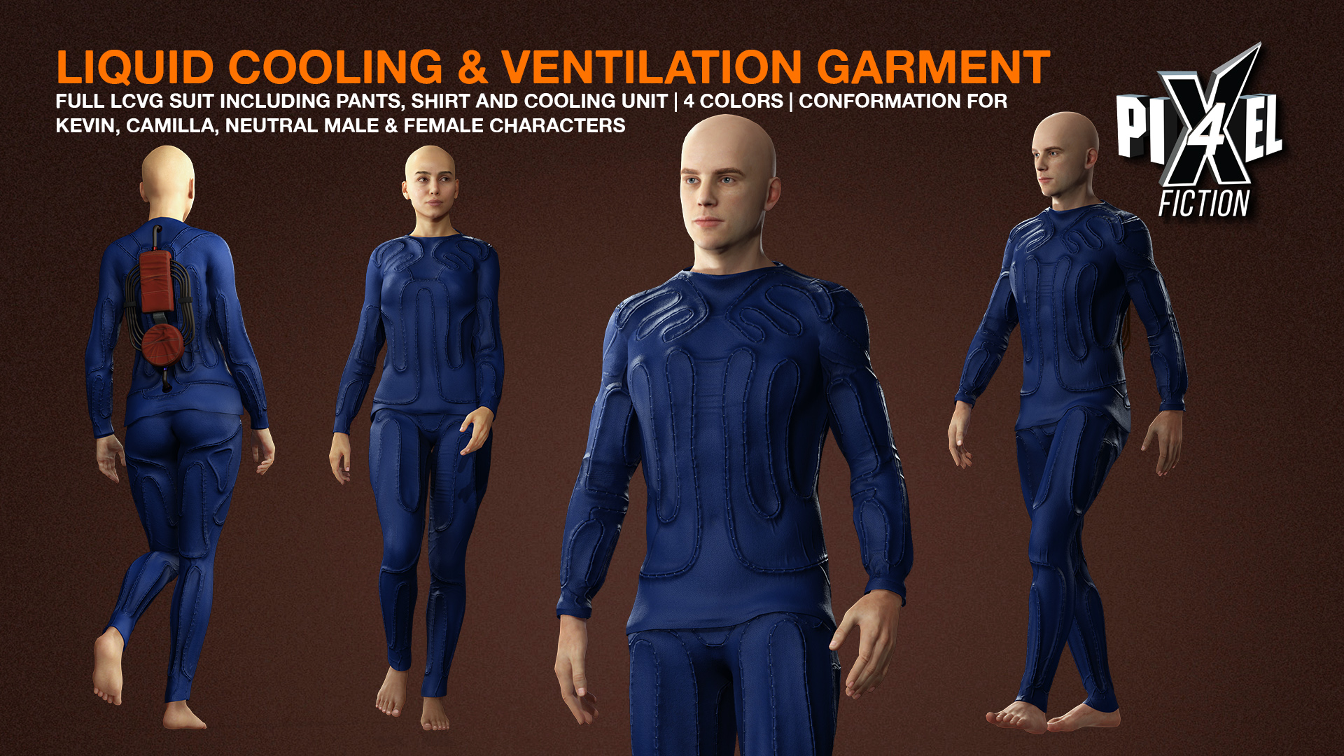 Liquid Cooling Ventilation Garment - LCVG - Character Creator/Outfit ...