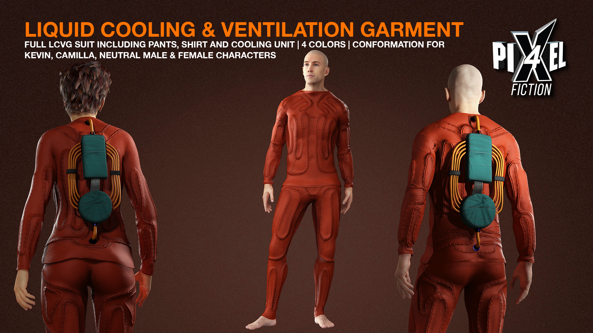 Liquid Cooling Ventilation Garment - LCVG - Character Creator/Outfit ...