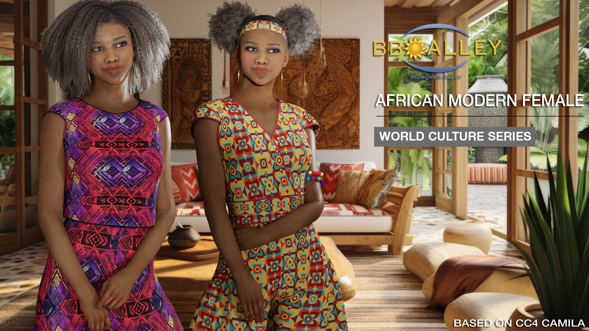 African Modern Female - Character Creator/Outfit - Reallusion Content Store