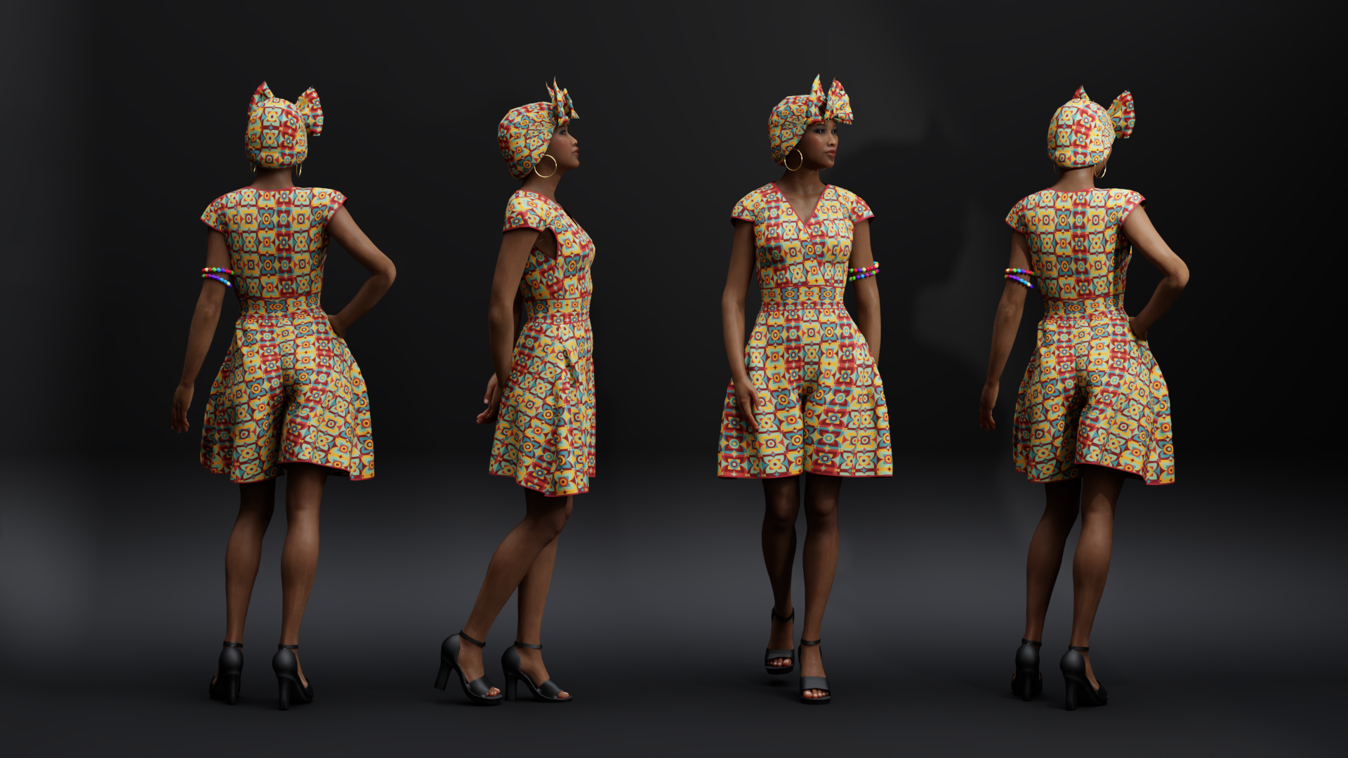African Modern Female - Character Creator/Outfit - Reallusion Content Store