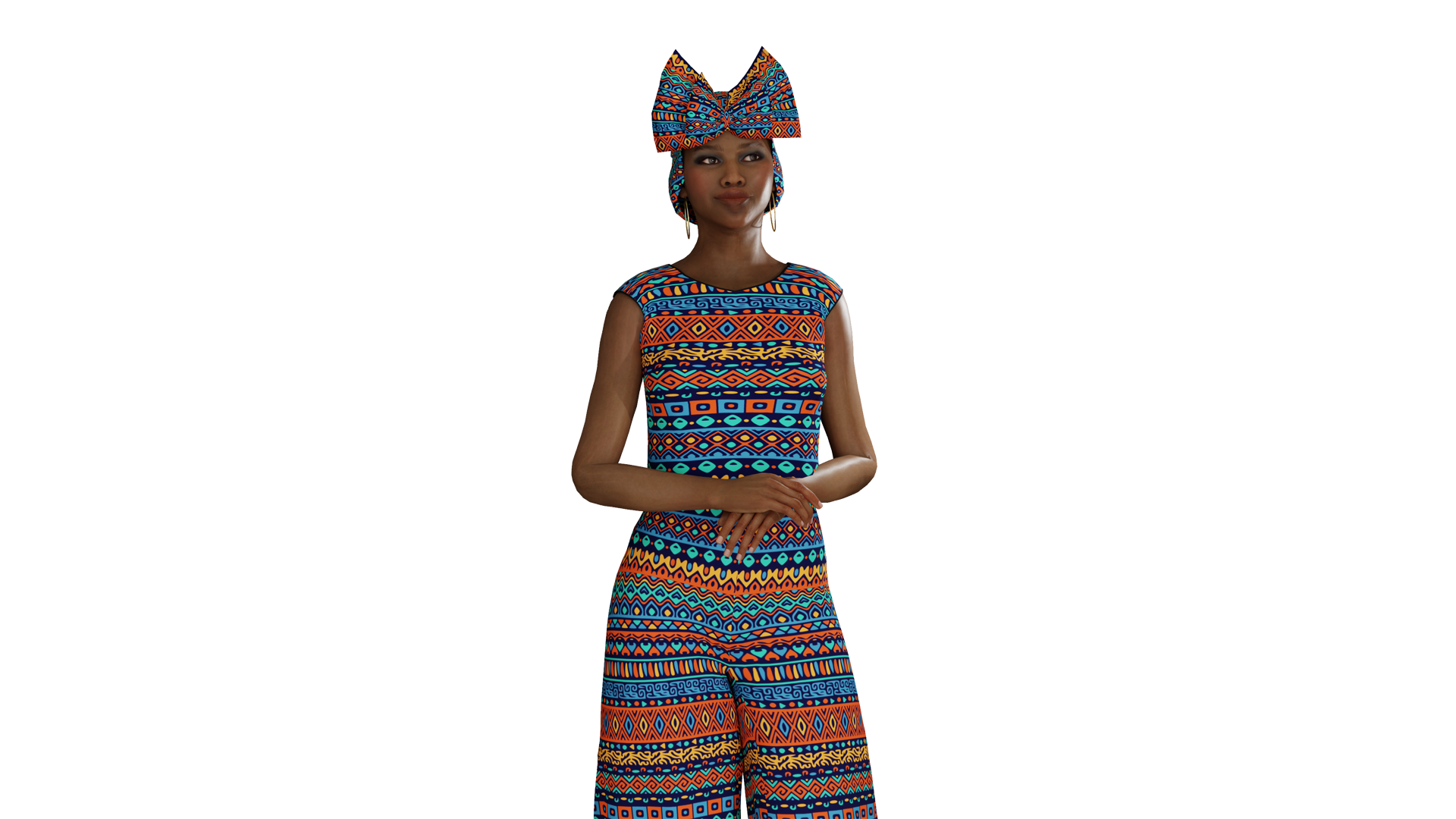 African Modern Female - Character Creator/Outfit - Reallusion Content Store