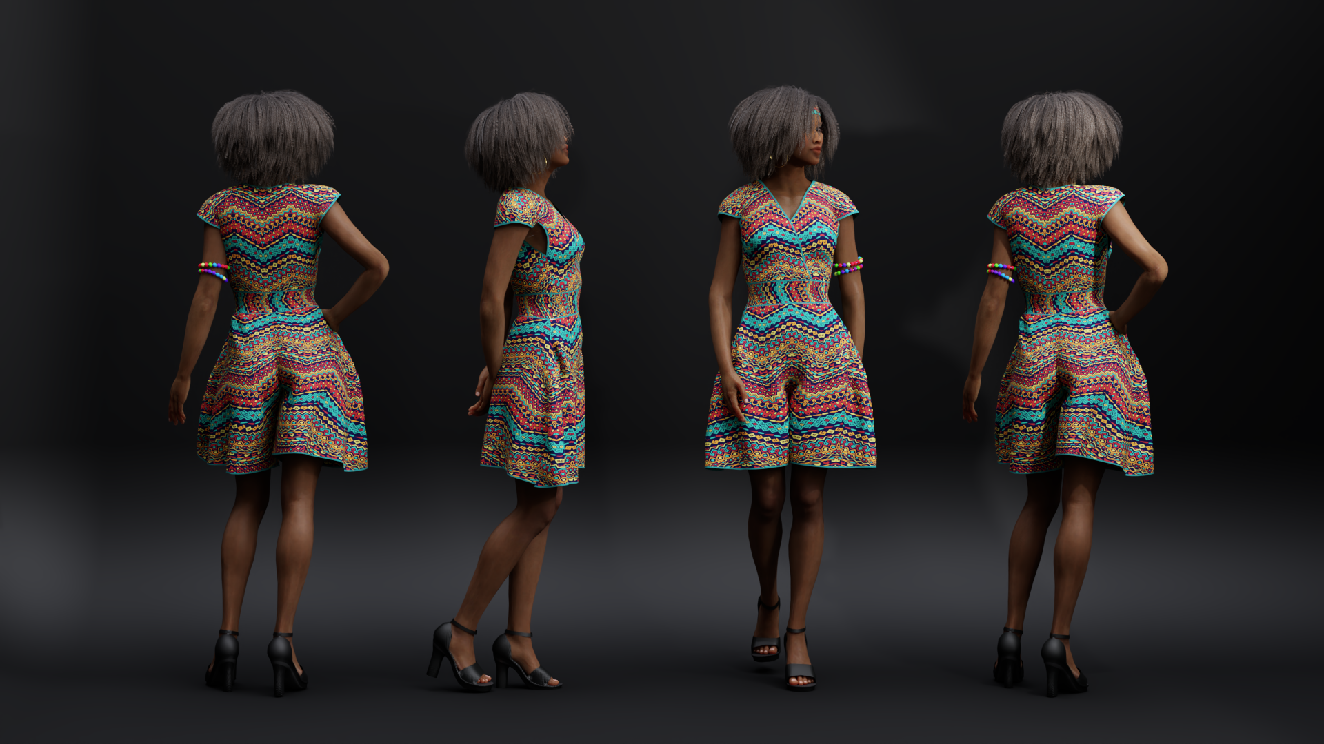 African Modern Female - Character Creator/Outfit - Reallusion Content Store