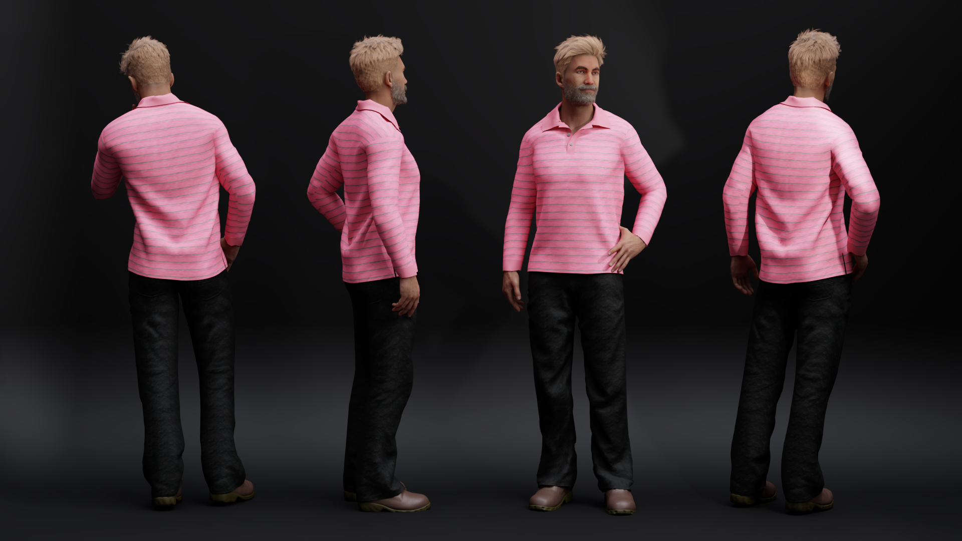 Kevin Basics Combo - Character Creator/Outfit - Reallusion Content Store