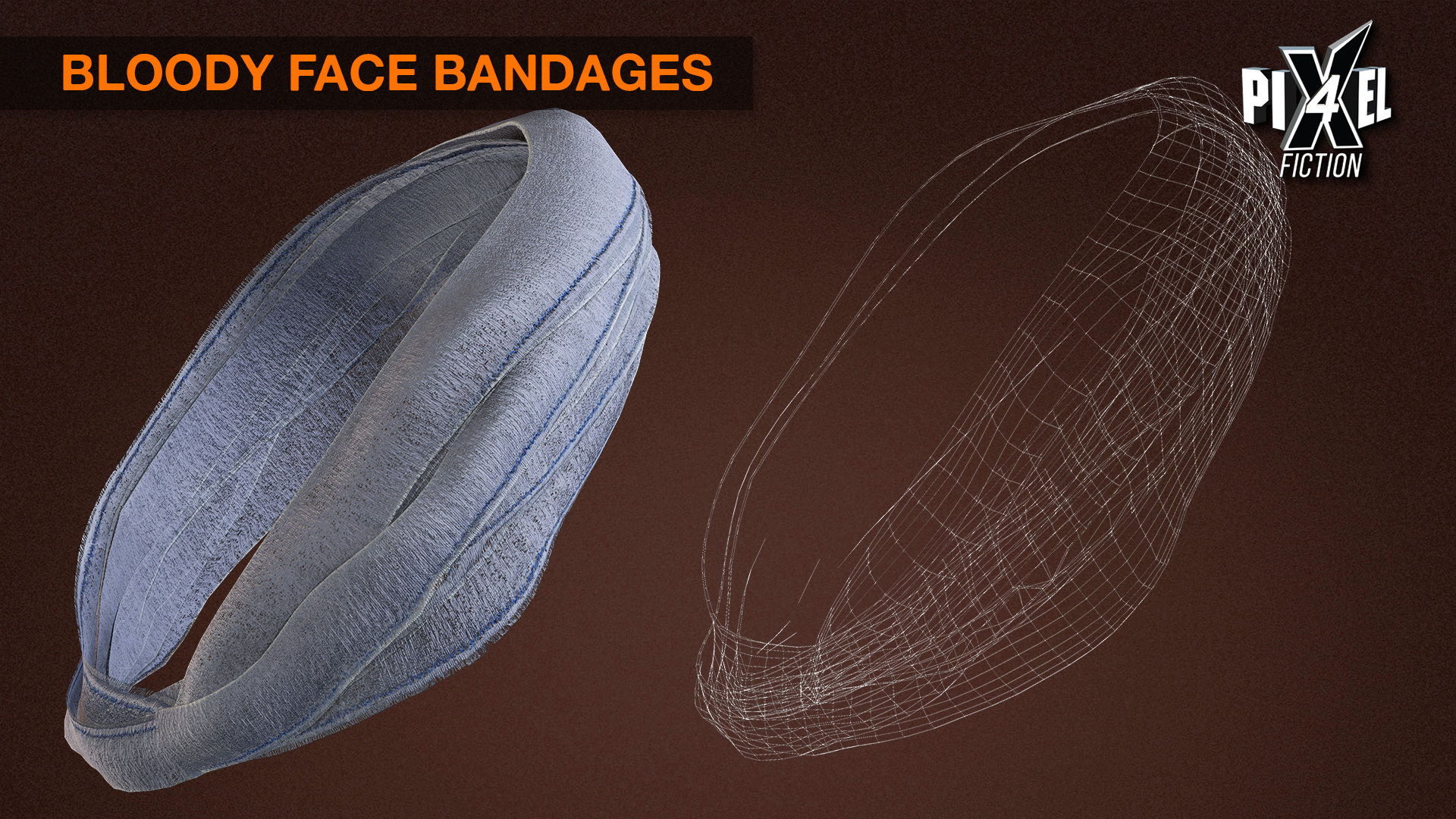 Bloody Face Bandages - Character Creator/Outfit - Reallusion Content Store