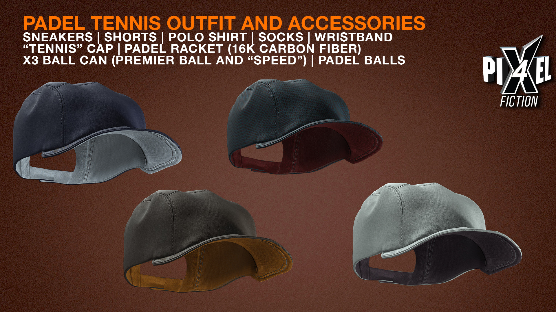 Padel Full Outfit for Men - Character Creator/Outfit - Reallusion ...