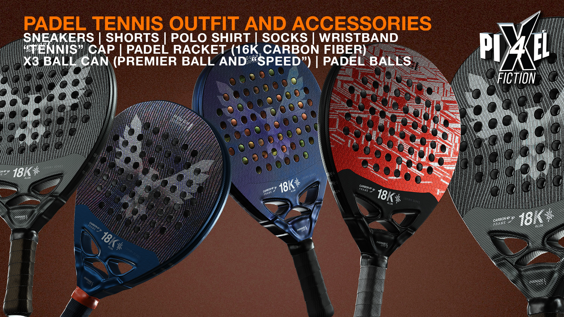 Padel Full Outfit for Men - Character Creator/Outfit - Reallusion ...