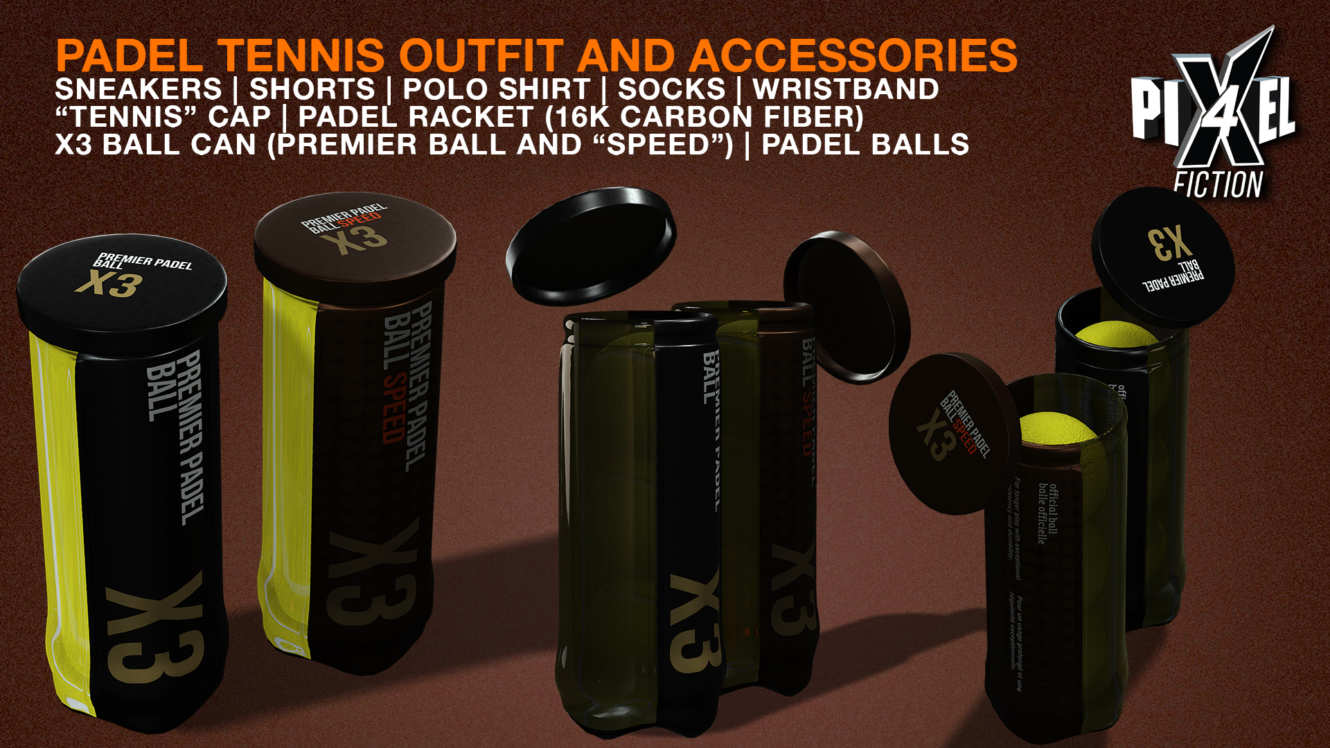 Padel Full Outfit for Men - Character Creator/Outfit - Reallusion ...
