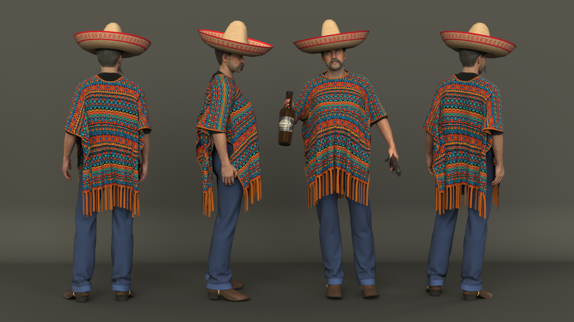 Kevin Mexican - Character Creator/Outfit - Reallusion Content Store