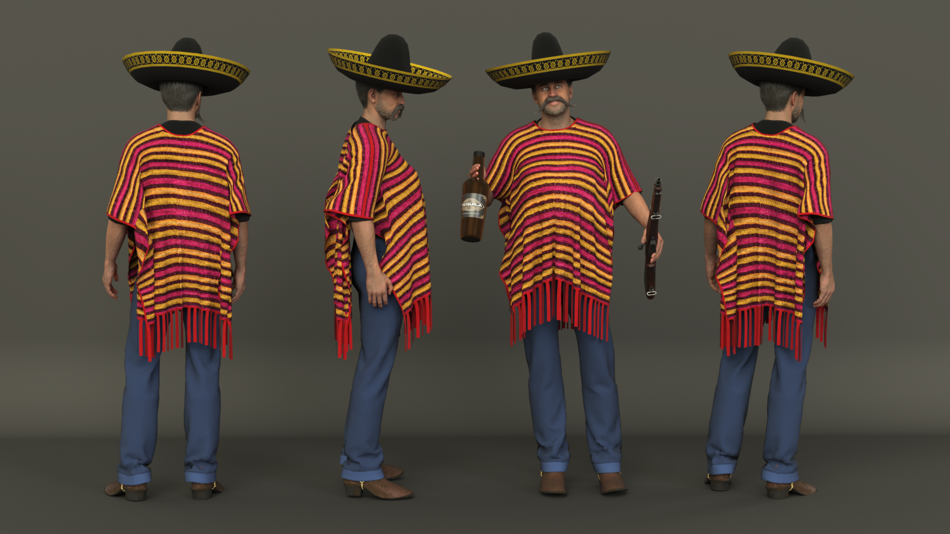 Kevin Mexican - Character Creator/Outfit - Reallusion Content Store