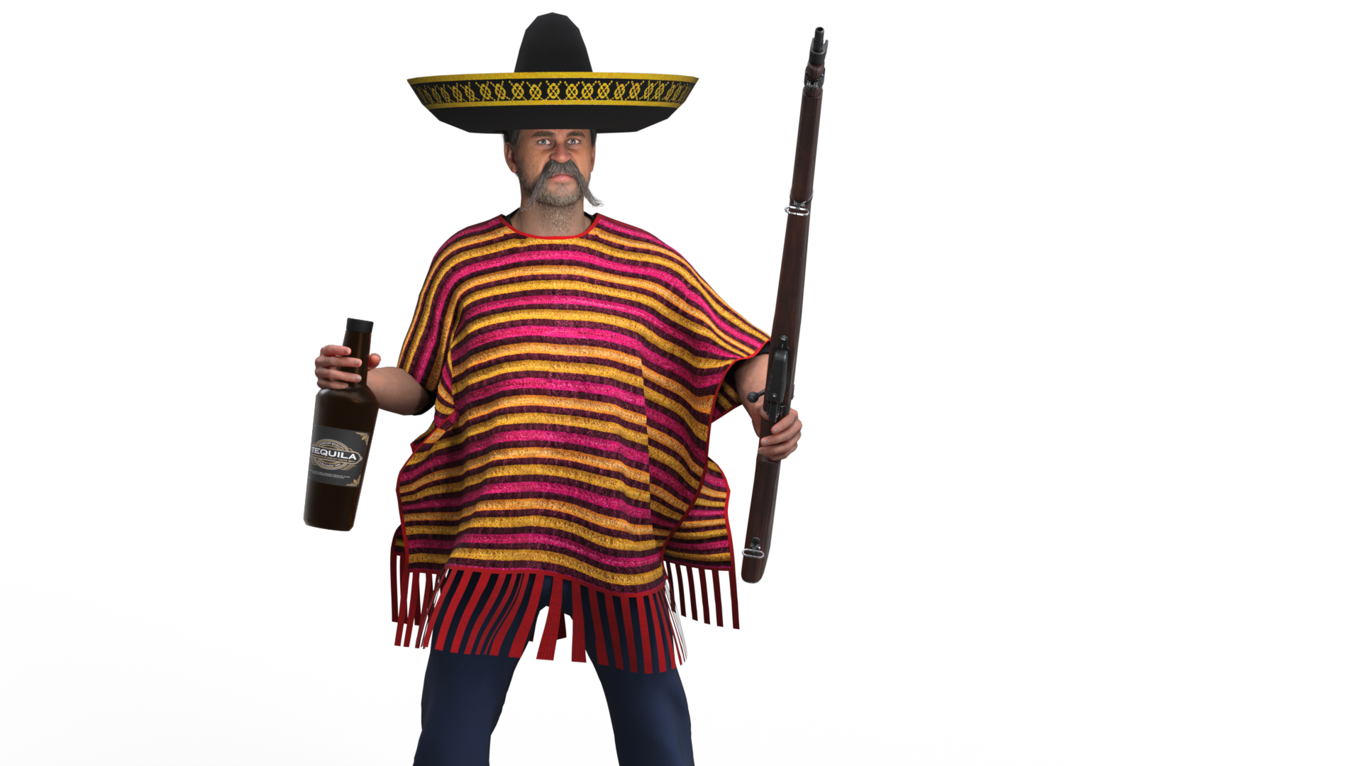 Kevin Mexican - Character Creator/Outfit - Reallusion Content Store