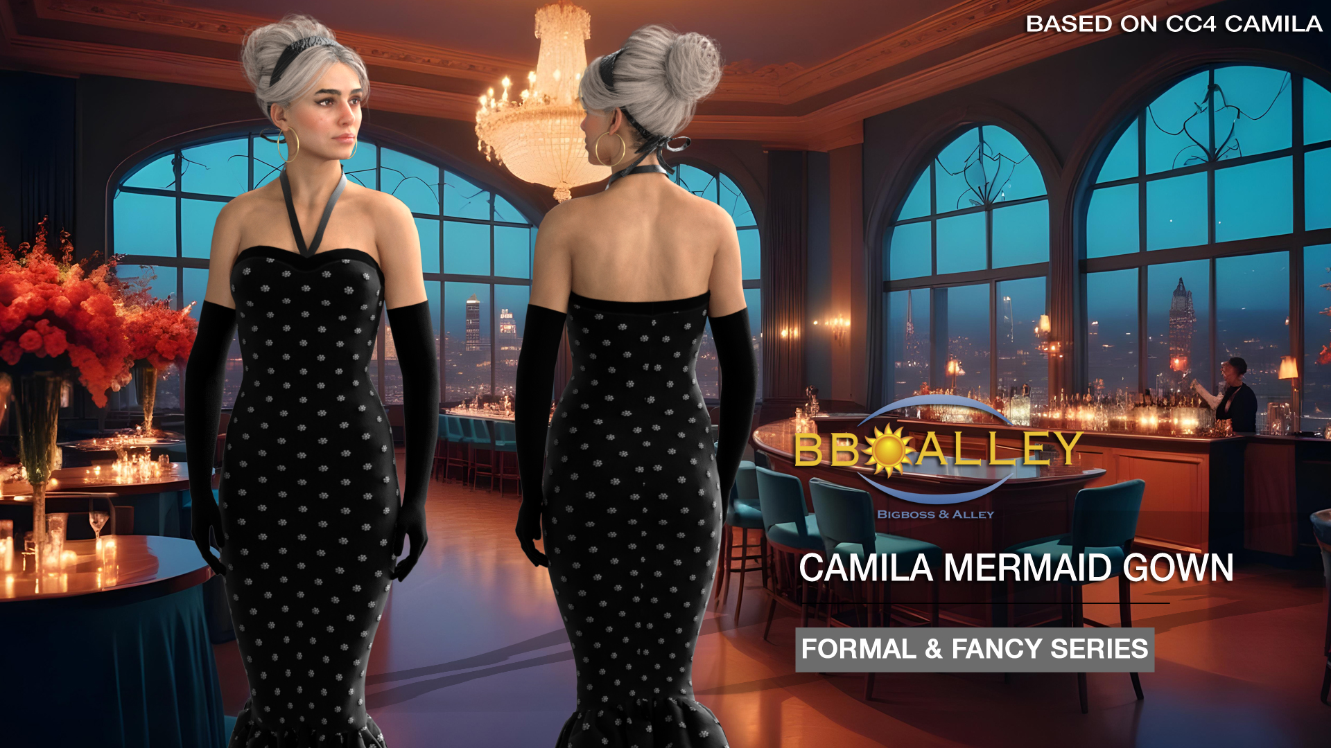 Camila Mermaid Gown - Character Creator/Outfit - Reallusion Content Store