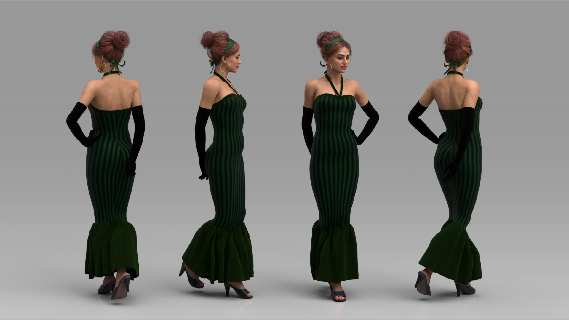 Camila Mermaid Gown - Character Creator/Outfit - Reallusion Content Store