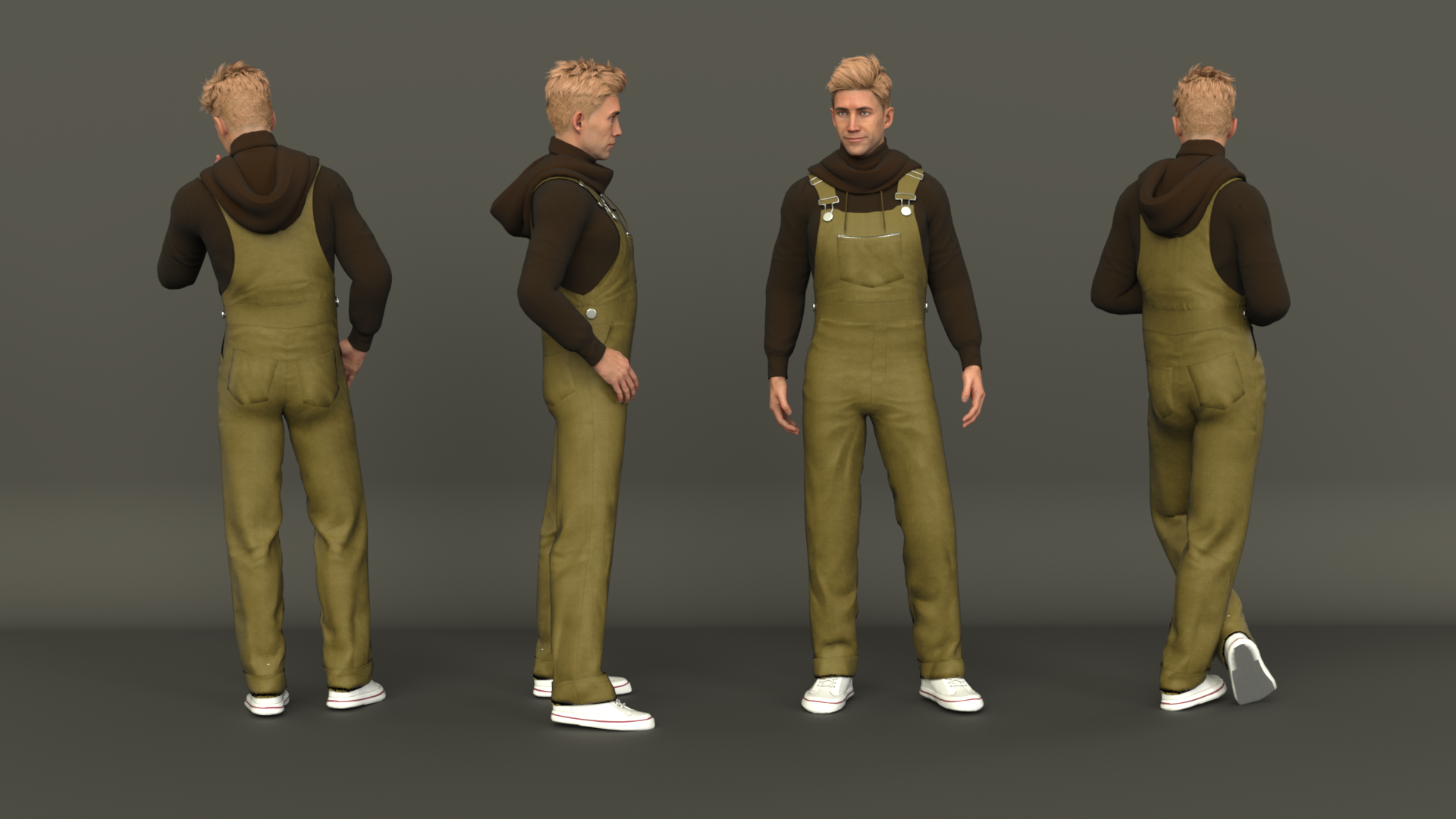 Kevin Working Overalls - Character Creator/Outfit - Reallusion Content ...