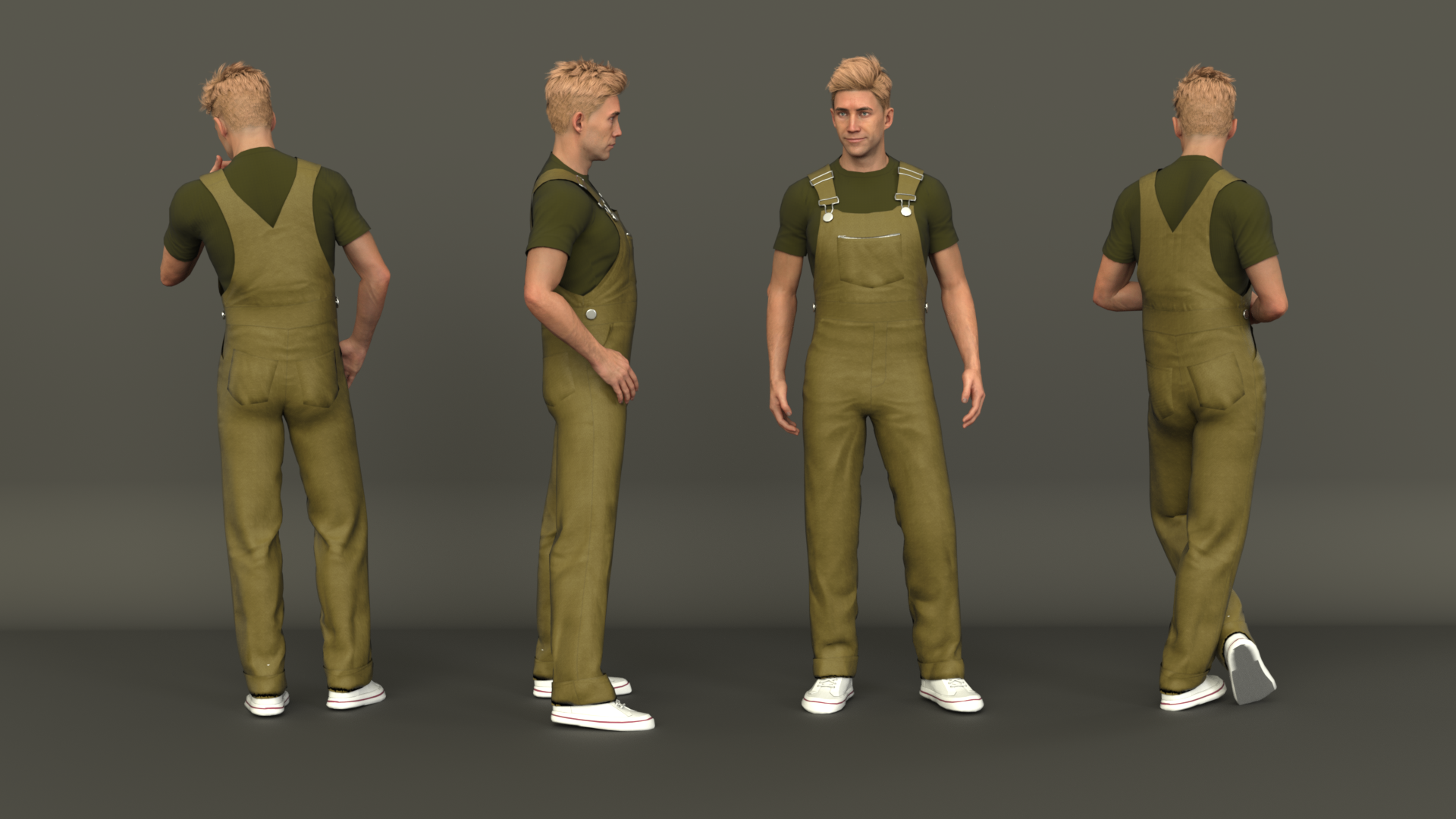 Kevin Working Overalls - Character Creator/Outfit - Reallusion Content ...