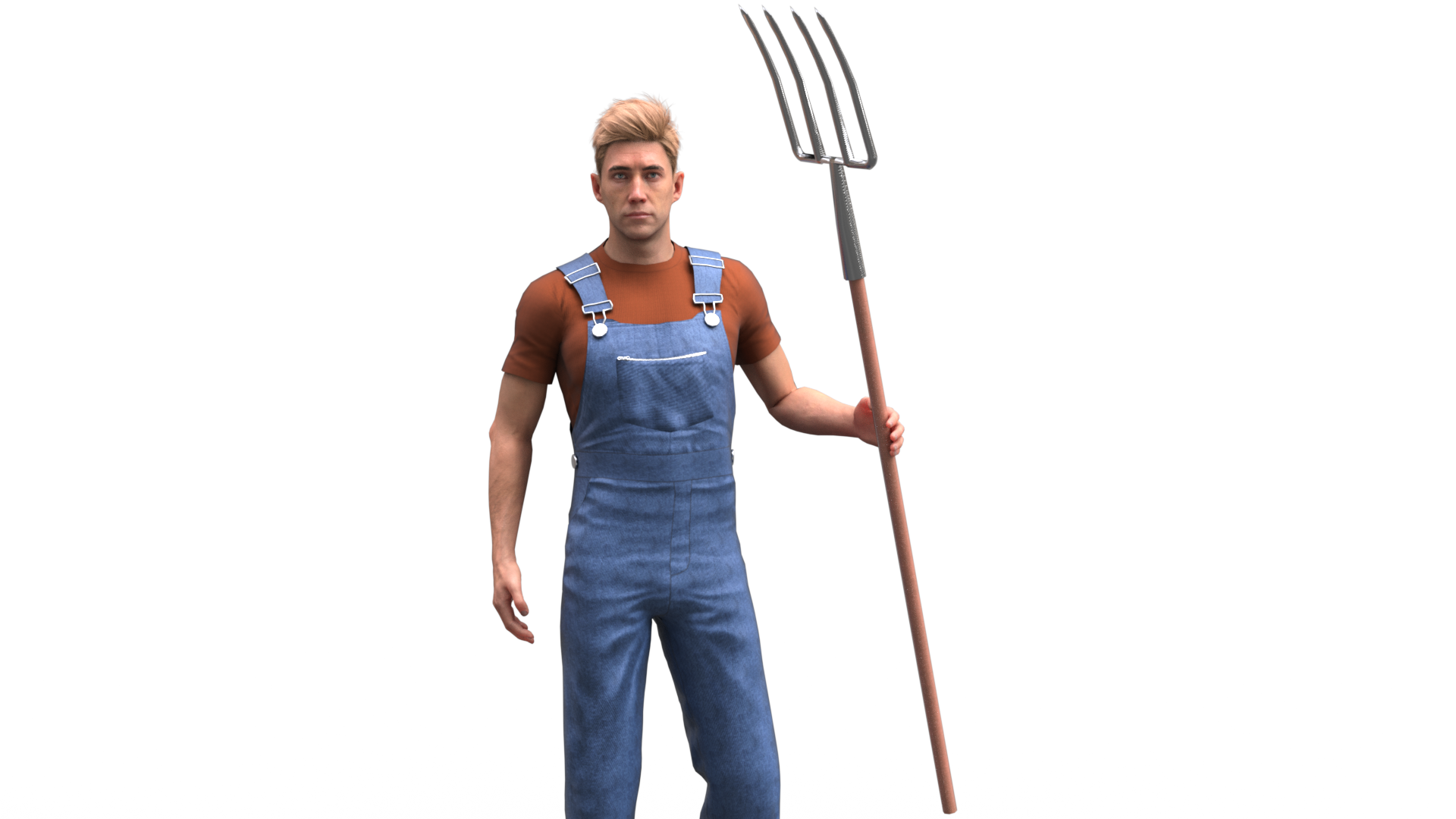Kevin Working Overalls - Character Creator/Outfit - Reallusion Content ...