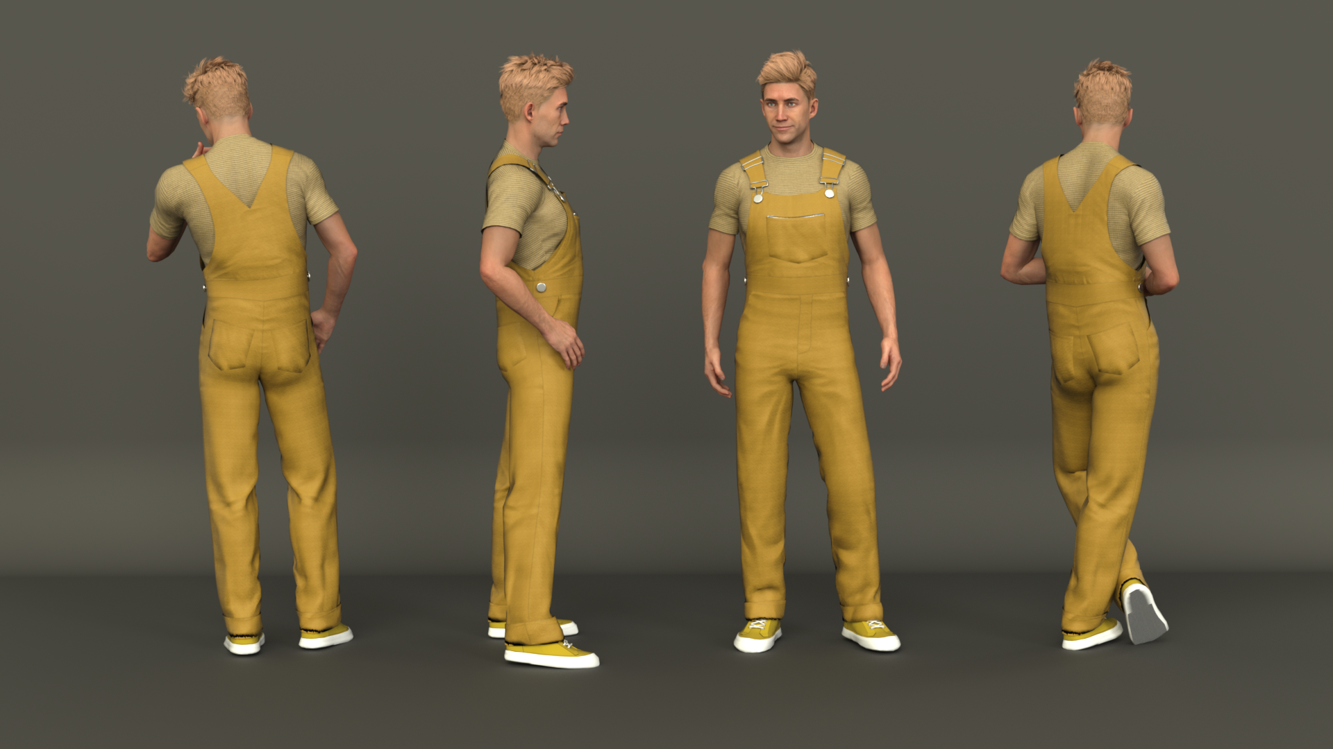 Kevin Working Overalls - Character Creator/Outfit - Reallusion Content ...