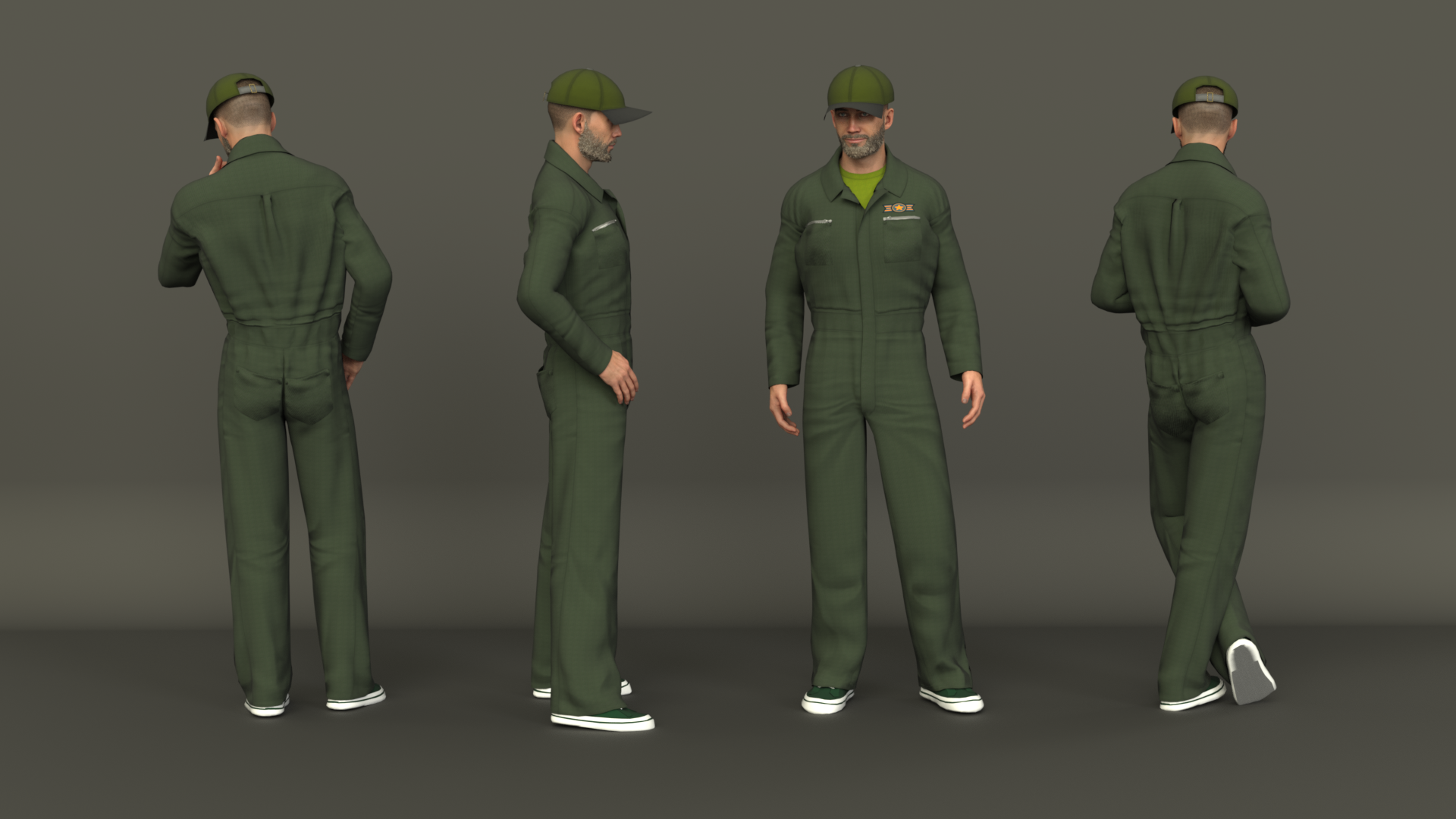 Kevin Coveralls - Character Creator/Outfit - Reallusion Content Store