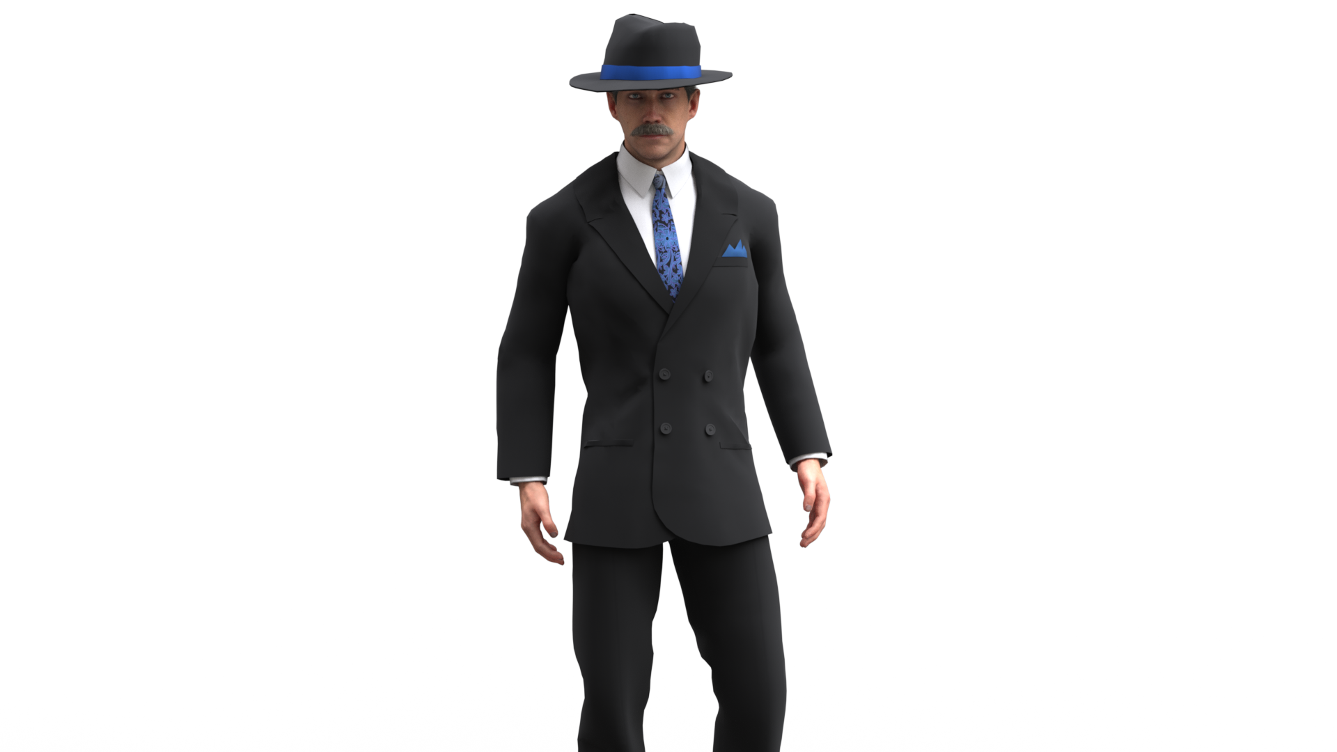 Kevin 1940 Suit - Character Creator/Outfit - Reallusion Content Store