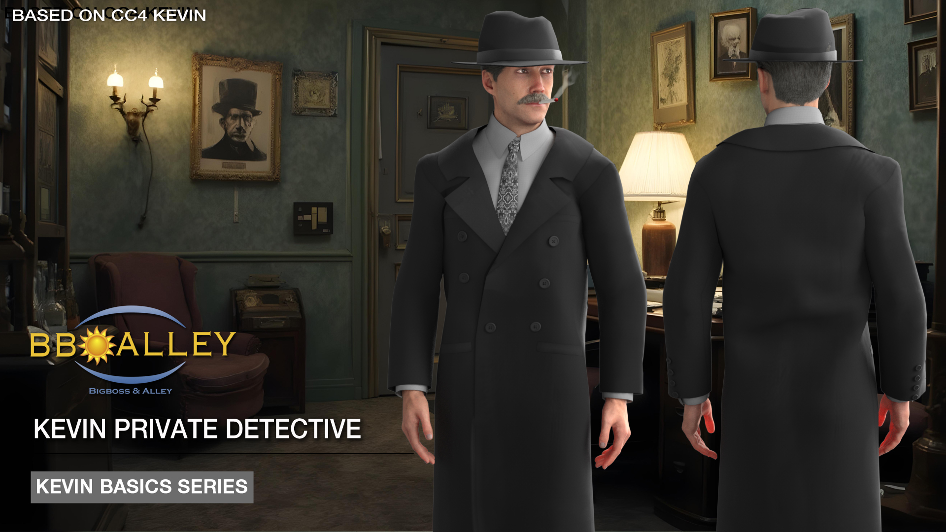 Kevin Private Detective - Character Creator/Outfit - Reallusion Content ...