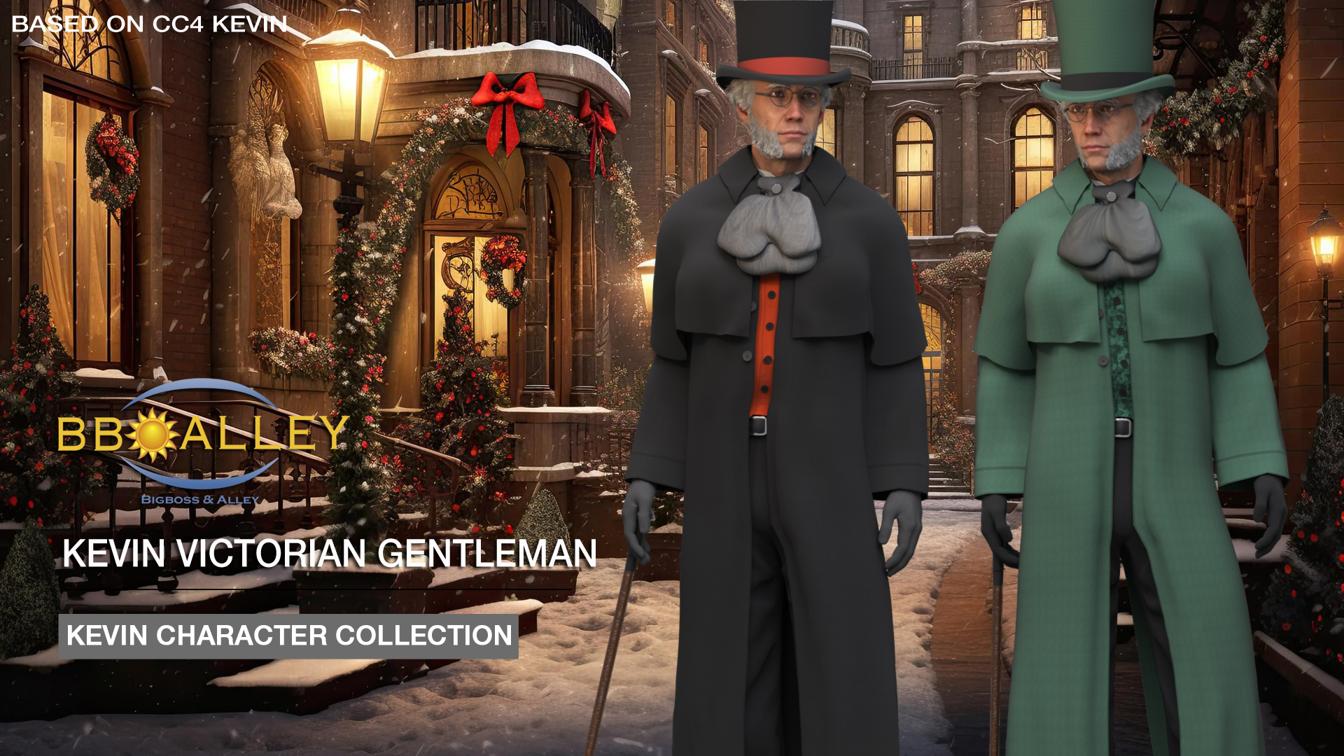 Kevin Victorian Gentleman - Character Creator/Outfit - Reallusion ...