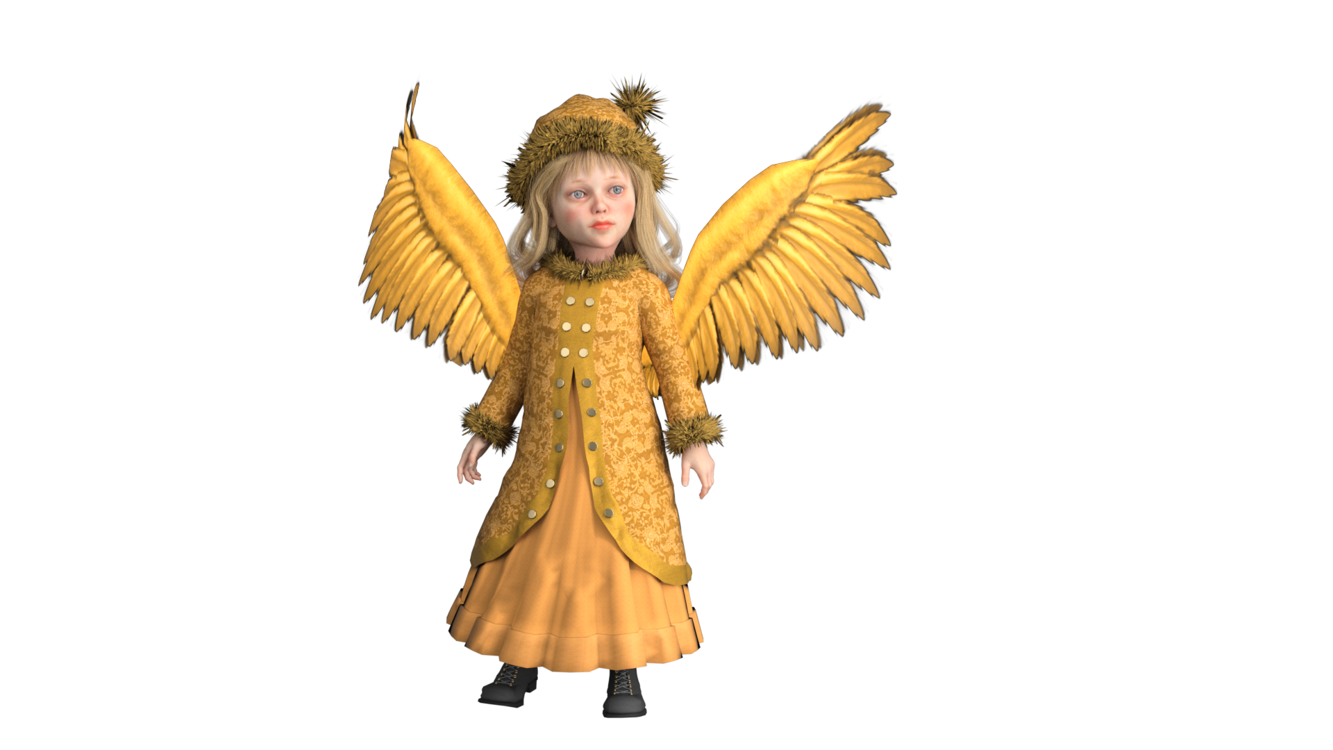 Little Christmas Angel - Character Creator/Outfit - Reallusion Content ...