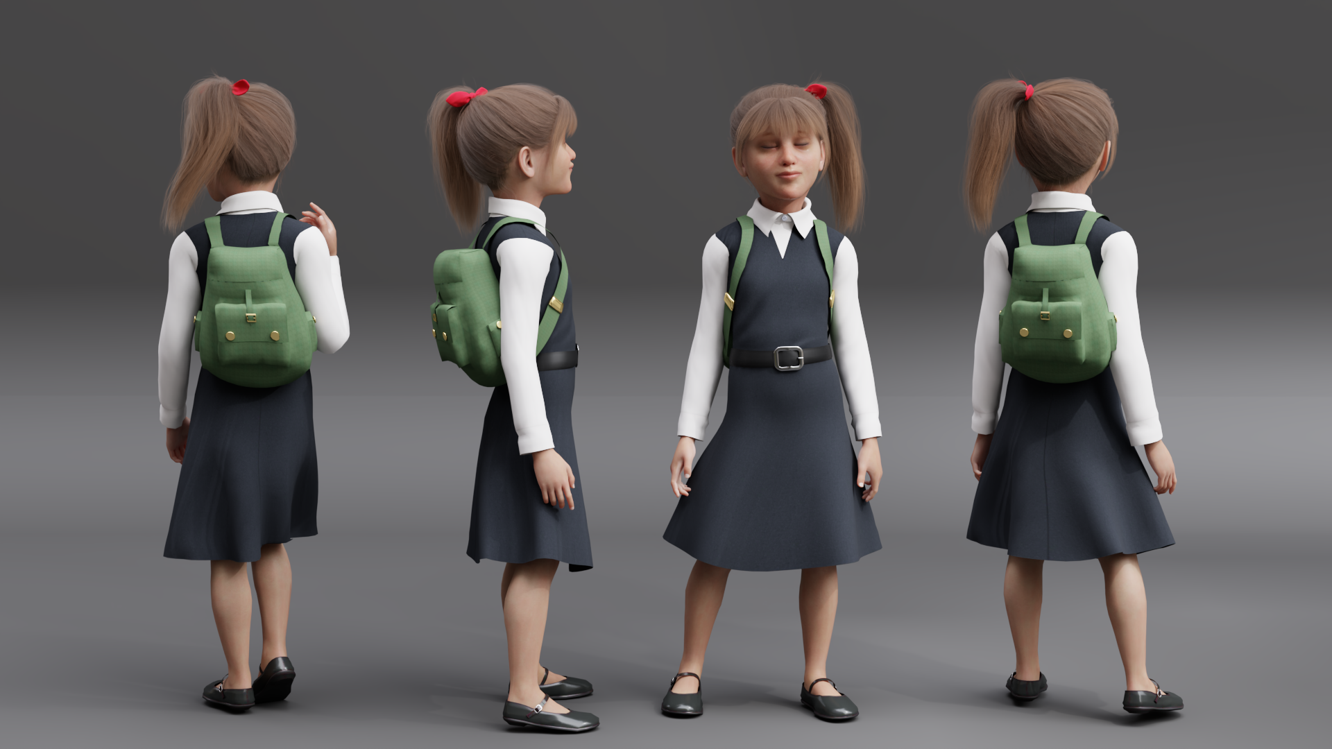Kids Dress-Jumper - Character Creator/Outfit - Reallusion Content Store